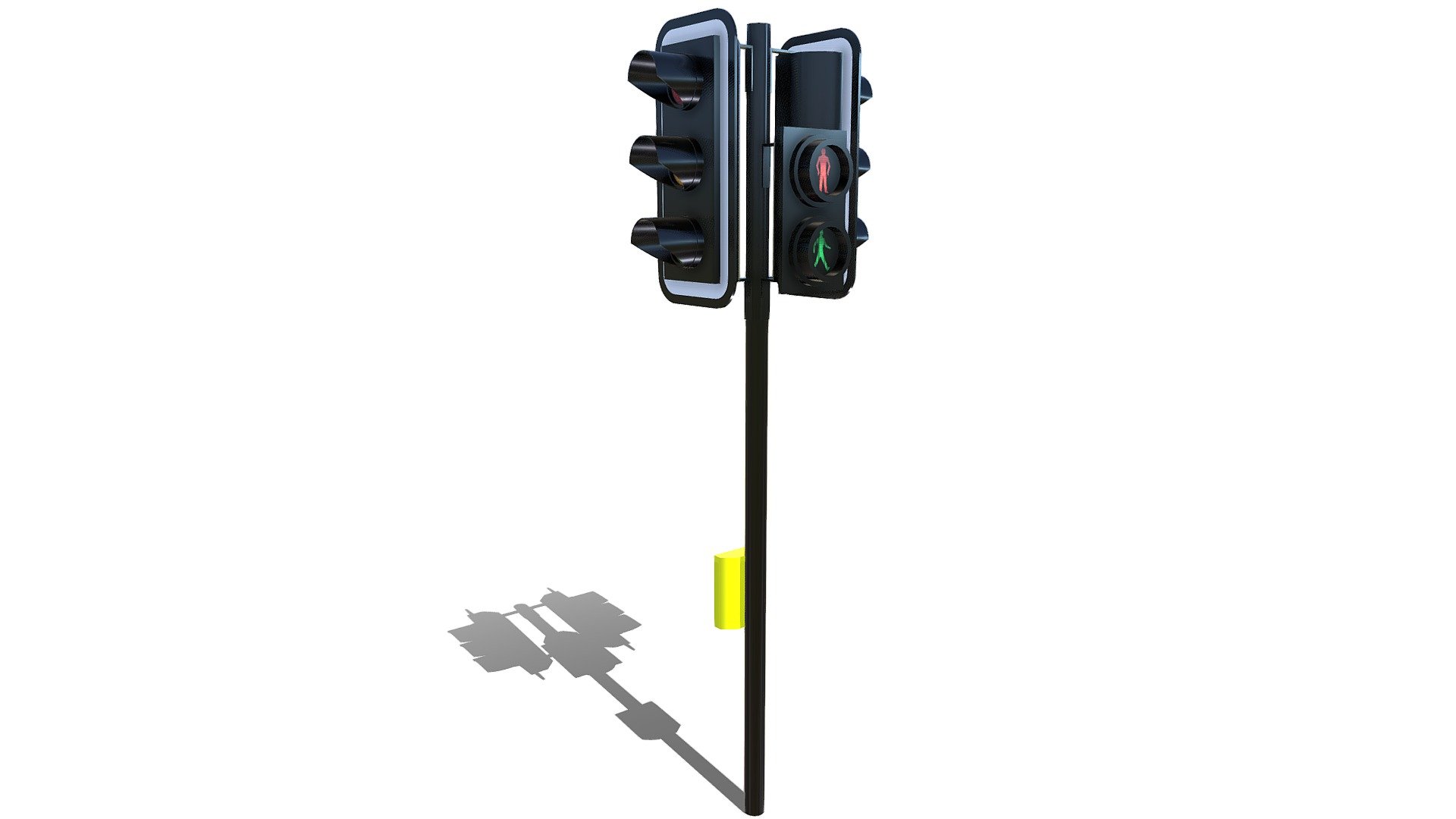 Double Traffic Light Walk - Buy Royalty Free 3D model by Studio Lab ...
