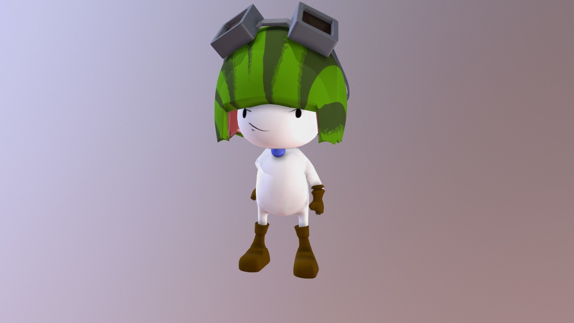 Melonhead - 3D model by Oilytr [9989101] - Sketchfab