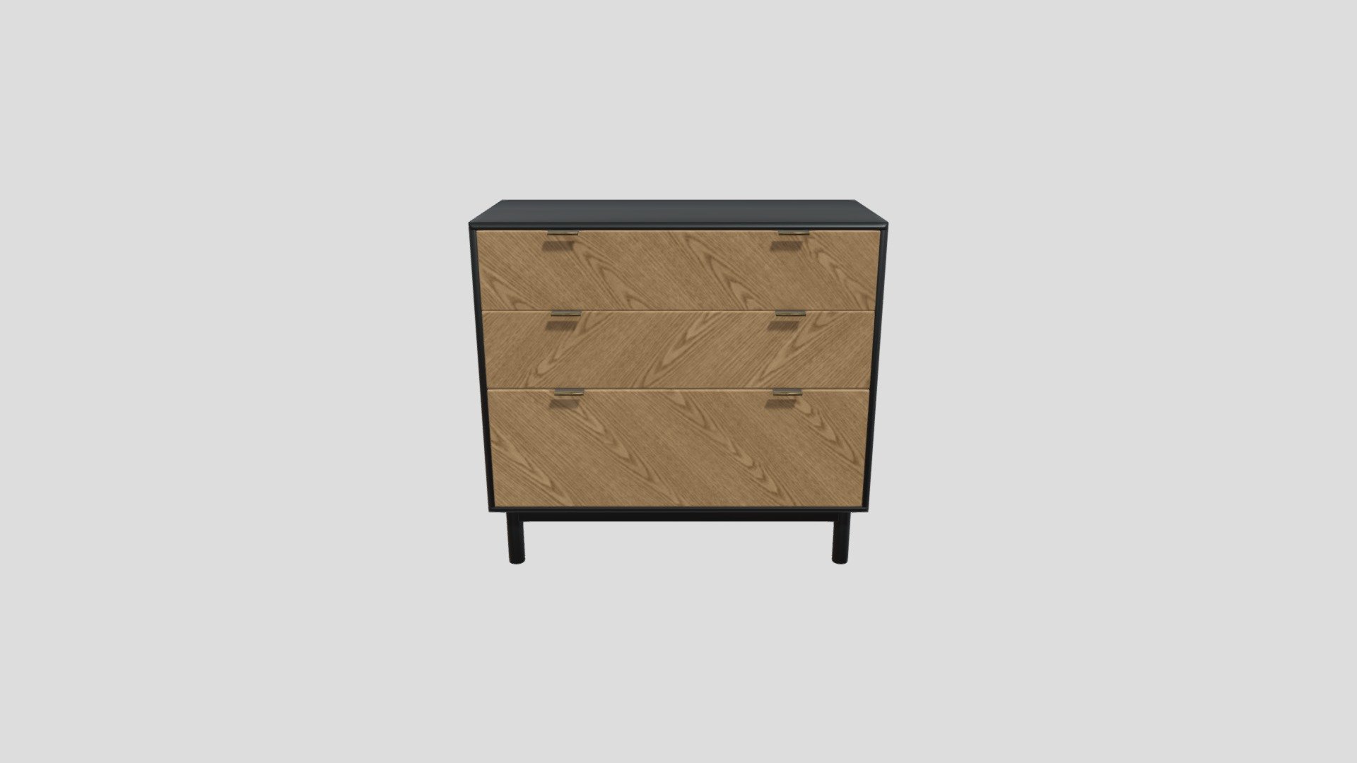 belgrave_chest_of_drawers_dark_stained_oak - Download Free 3D model by ...