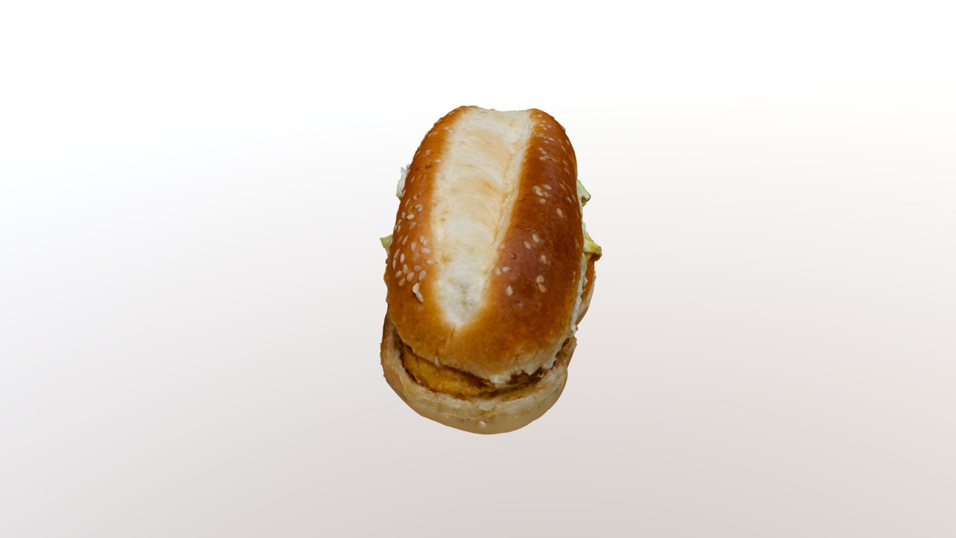 long chicken burger - Download Free 3D model by michael01924 [9989bd3 ...