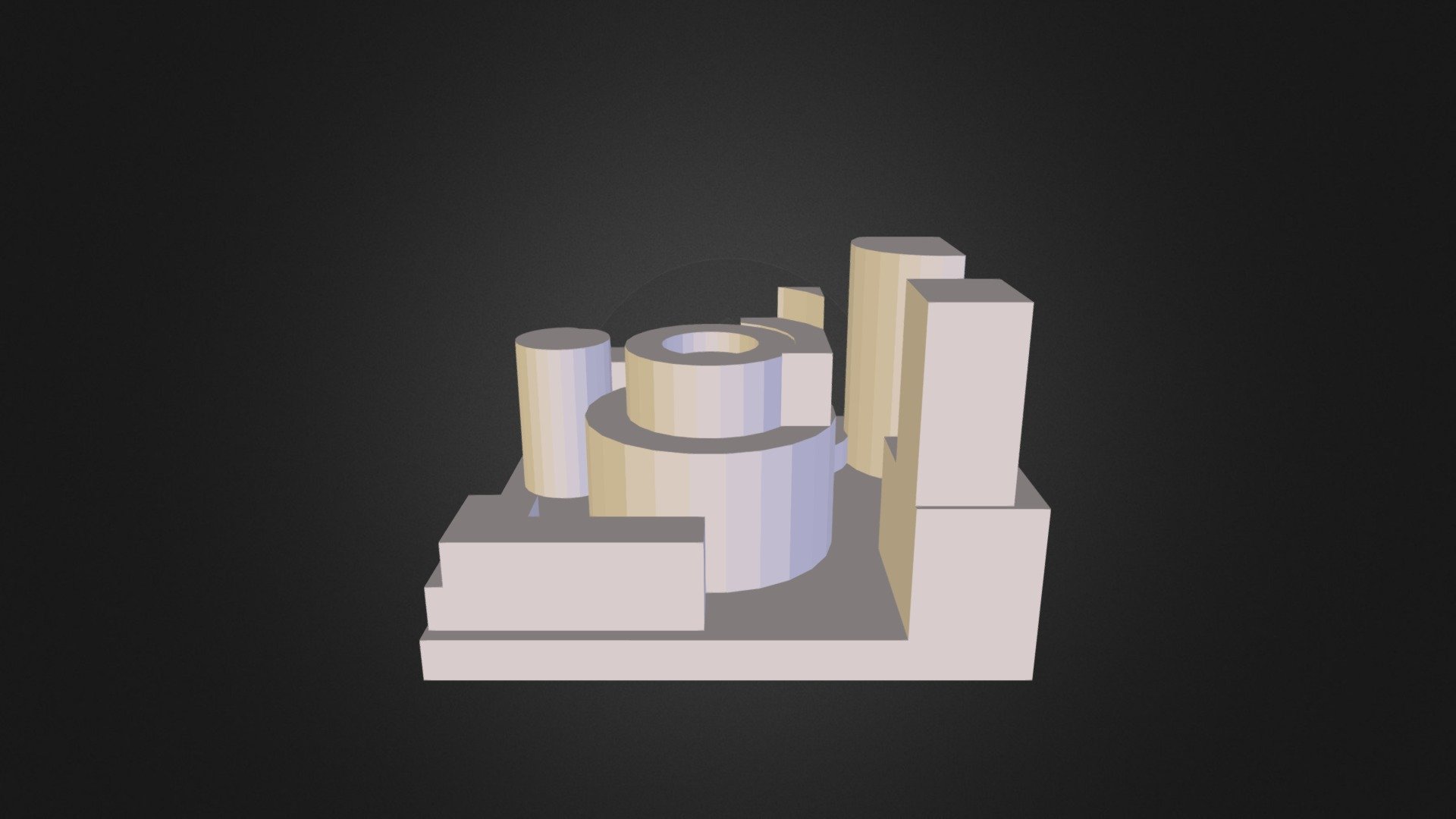 Small City Skyline - 3D model by 3dindustries [998b3d5] - Sketchfab