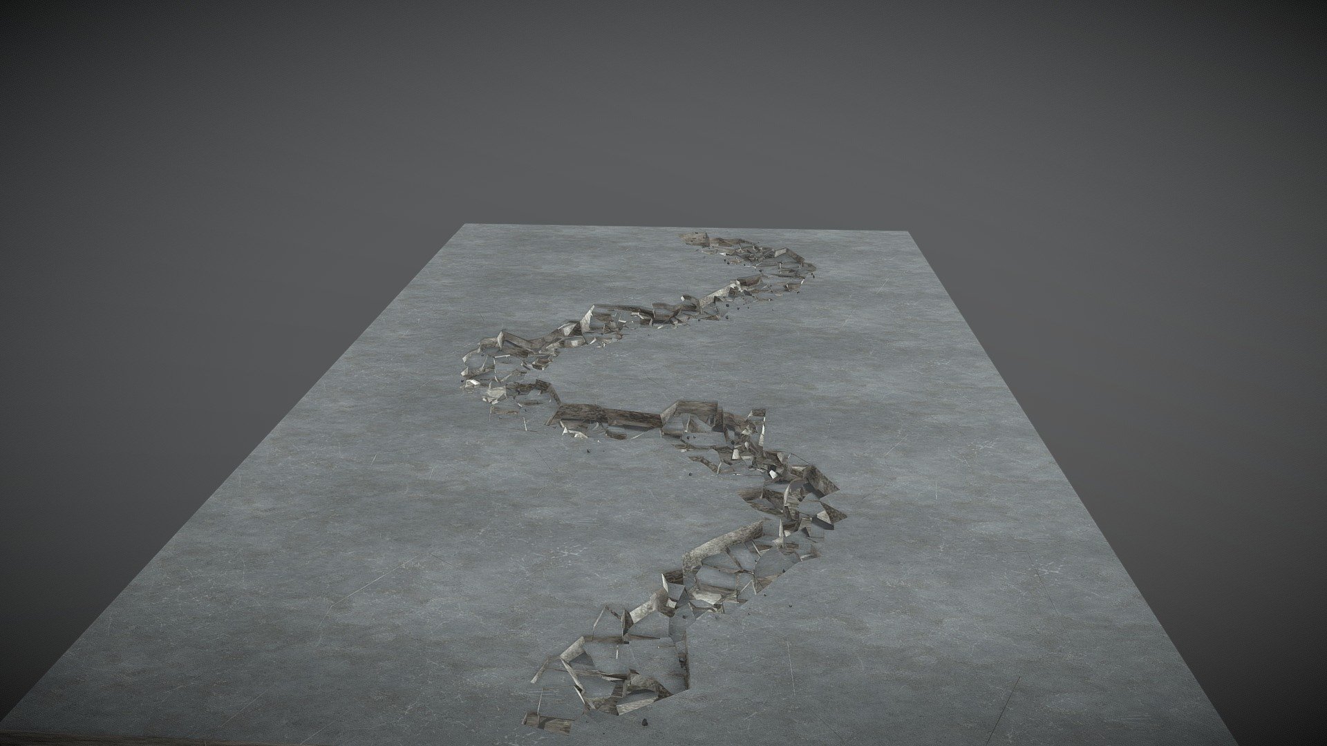 Ground Crack Collapse 03 - Buy Royalty Free 3D model by paulyang ...