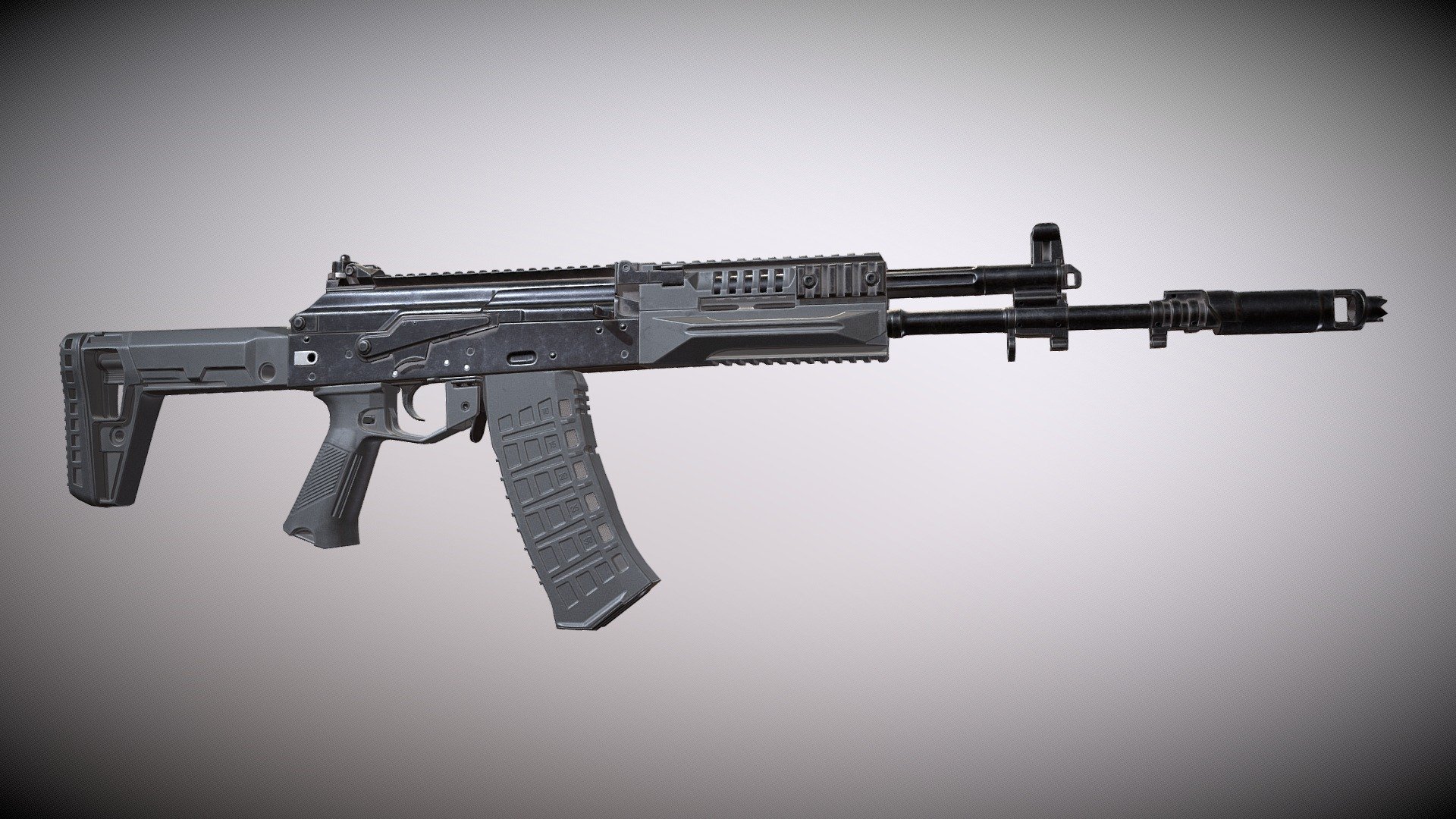 AK-12 - Buy Royalty Free 3D model by Wallerion [998e959] - Sketchfab Store