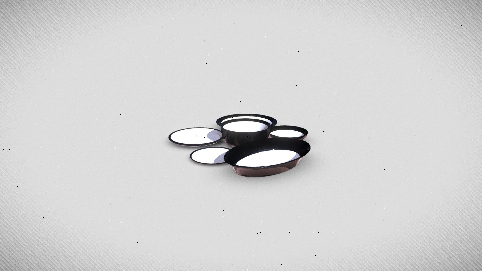 Low-Poly Plates Pack - 3D model by Plek3D [998ebc0] - Sketchfab