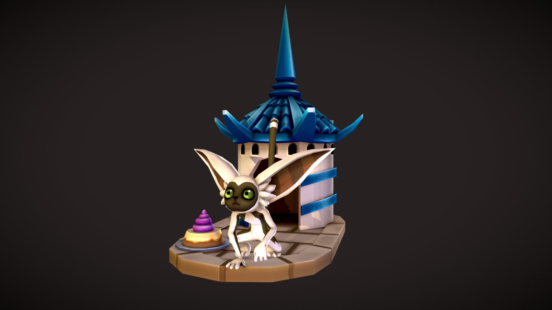 Momo the Lemur (Avatar) - 3D model by Kenny Ung (@KennyUng) [999029a ...
