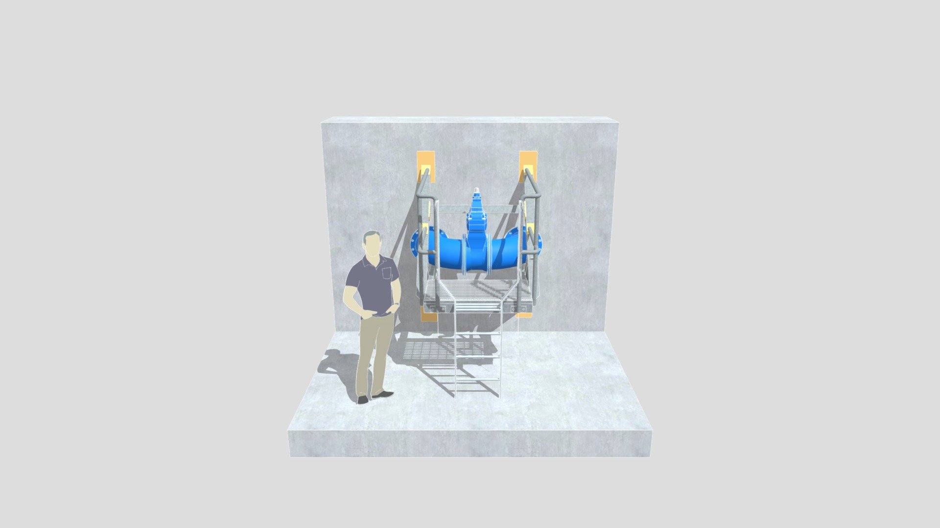 SELF SUPPORTING PLATFORM - 3D model by ksa2020 / Dezine 2020 (@ksa2020 ...