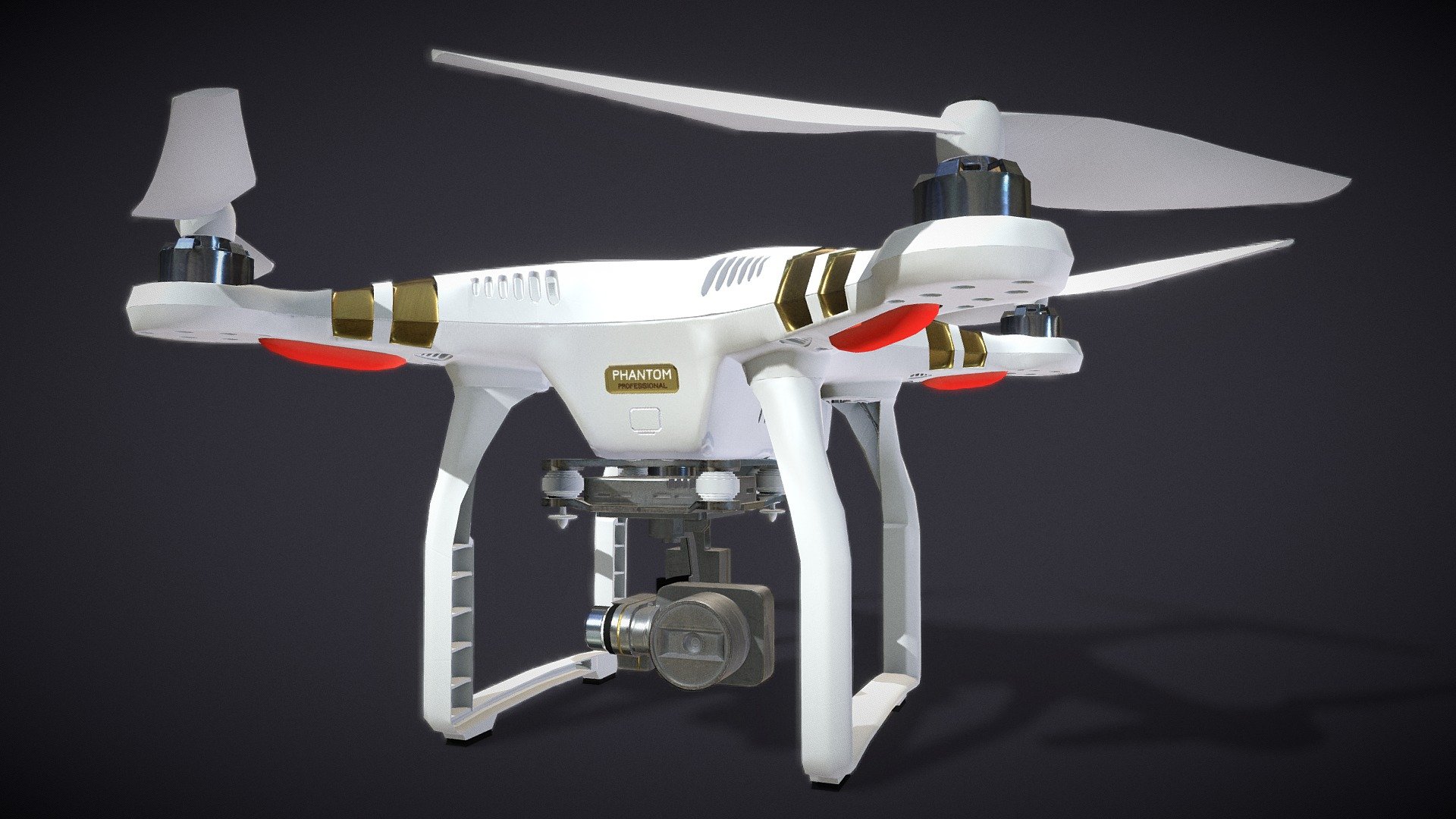 phantom 3 professional drone - 3D model by RemkoLuyckx [99928be ...