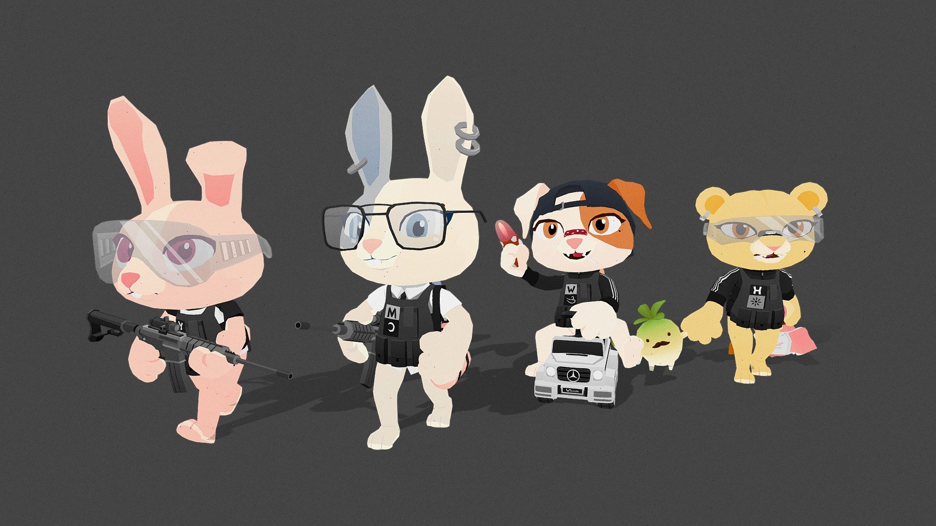 MMM Team - 3D model by Wen Yeh (@wenyeh1110) [9992af6] - Sketchfab