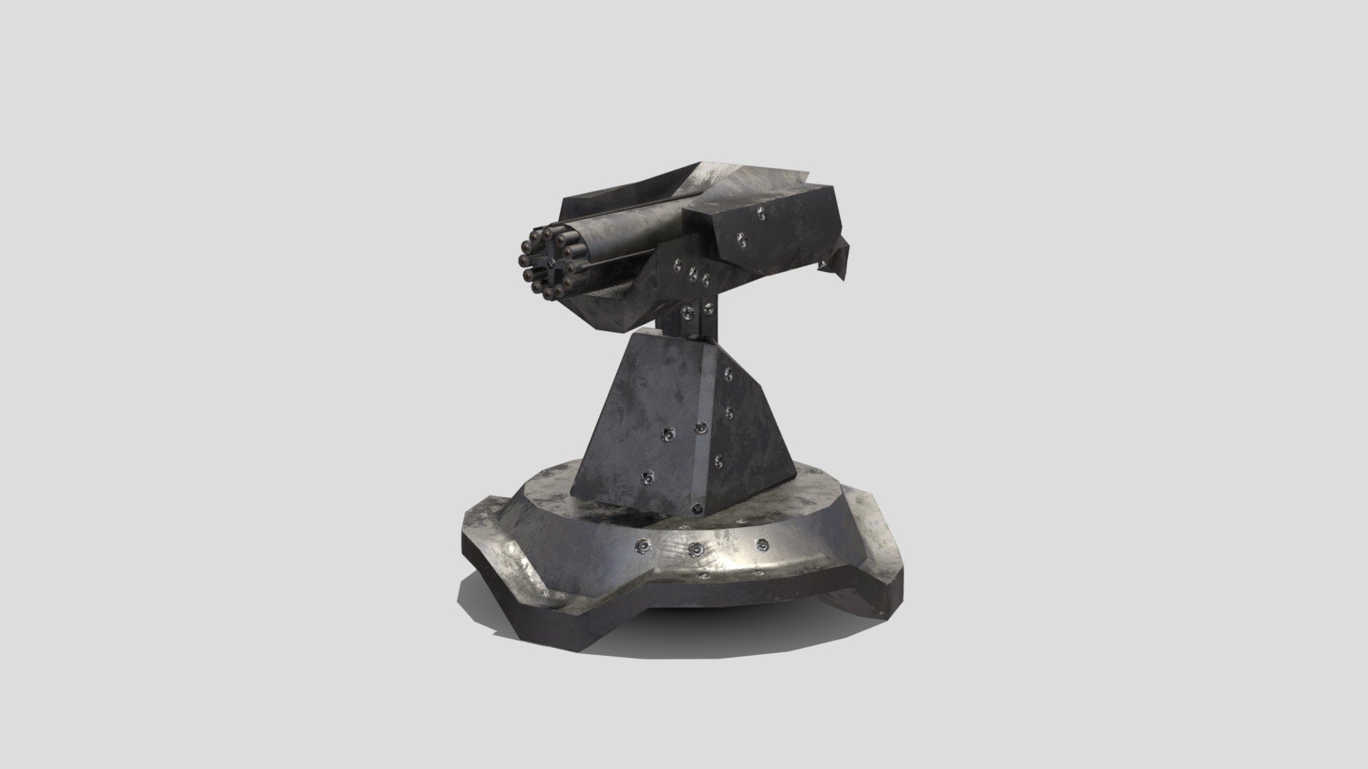 Turret - Download Free 3D model by GrilledTheCheese [9993bef] - Sketchfab