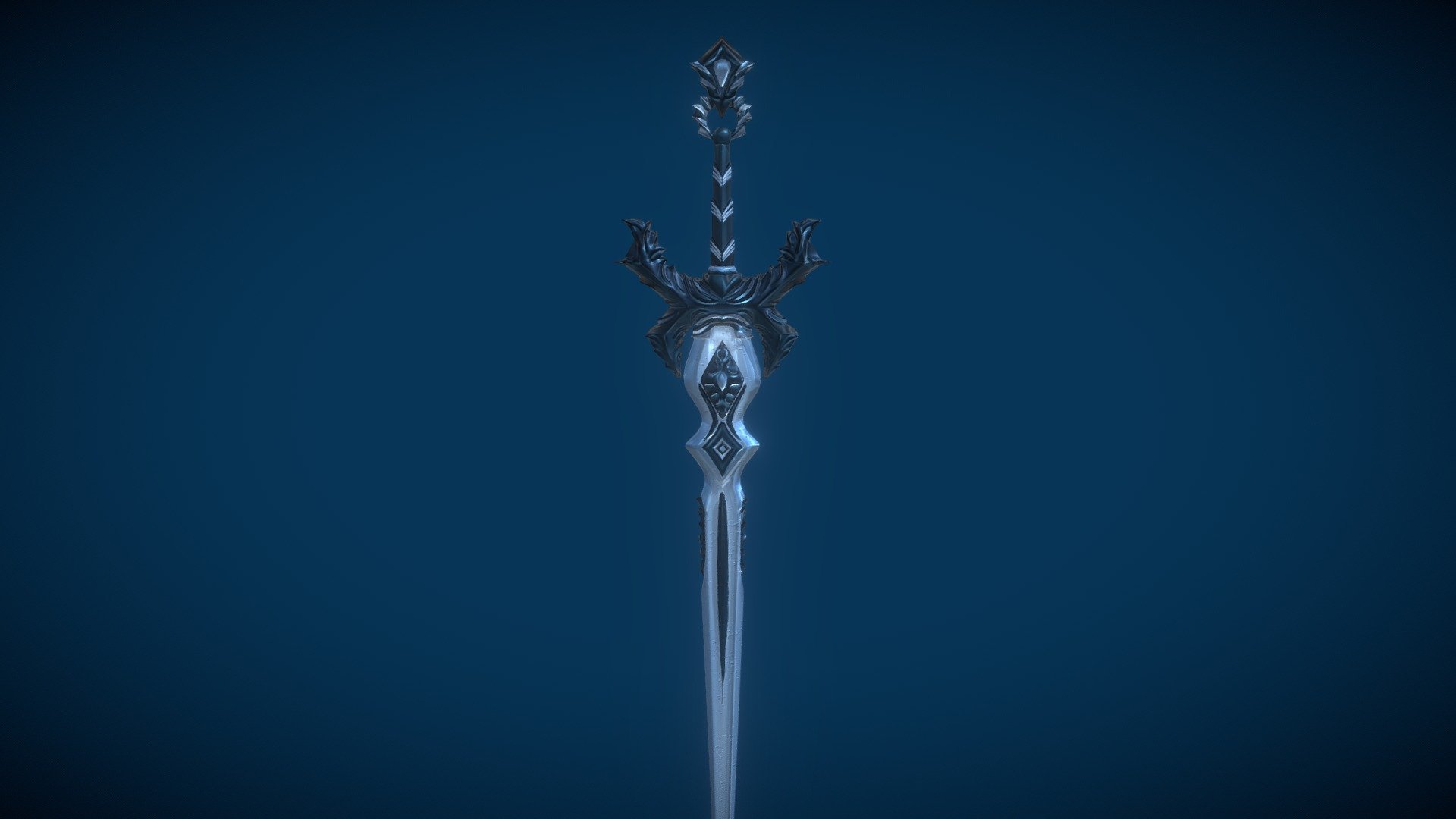 Blue Sword - Buy Royalty Free 3D model by Bara (@baraambara) [9995dcb ...