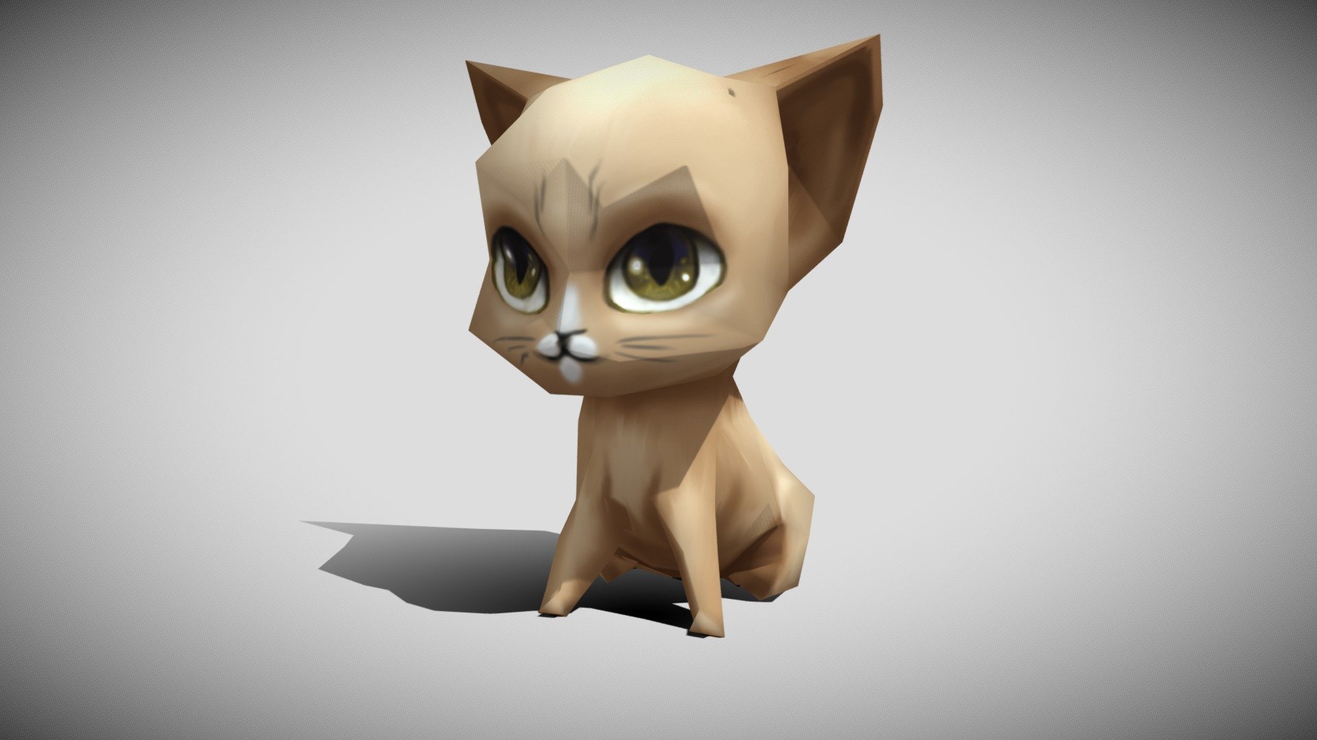 3DRT - Chibii animals - Cats - Buy Royalty Free 3D model by 3DRT.com ...