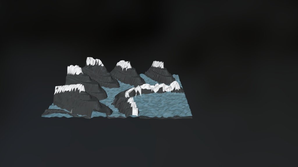 Ice Environment - 3D model by kalloran73 [9998347] - Sketchfab