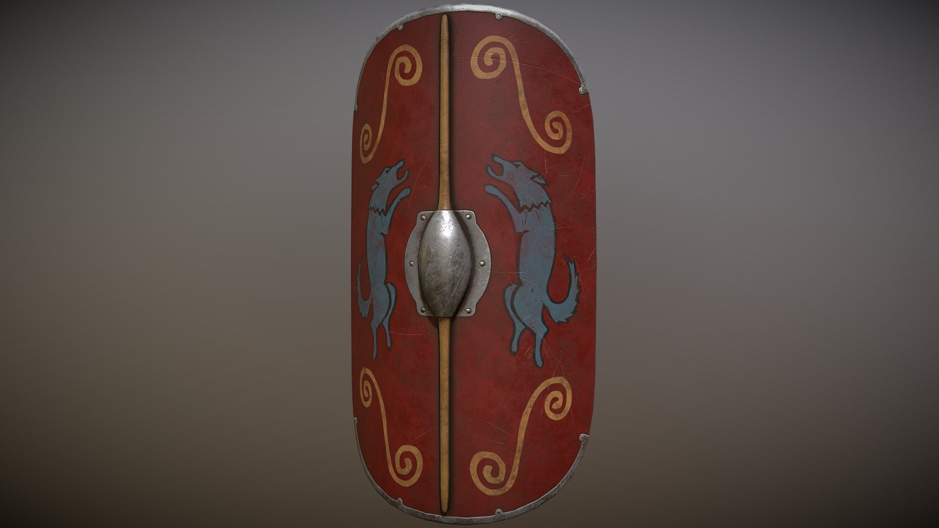Republican Scutum (with half rim) - 3D model by Garrettich [9998704 ...
