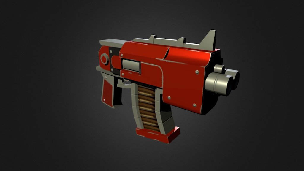 Gun - 3D model by MihedD [9998ef5] - Sketchfab