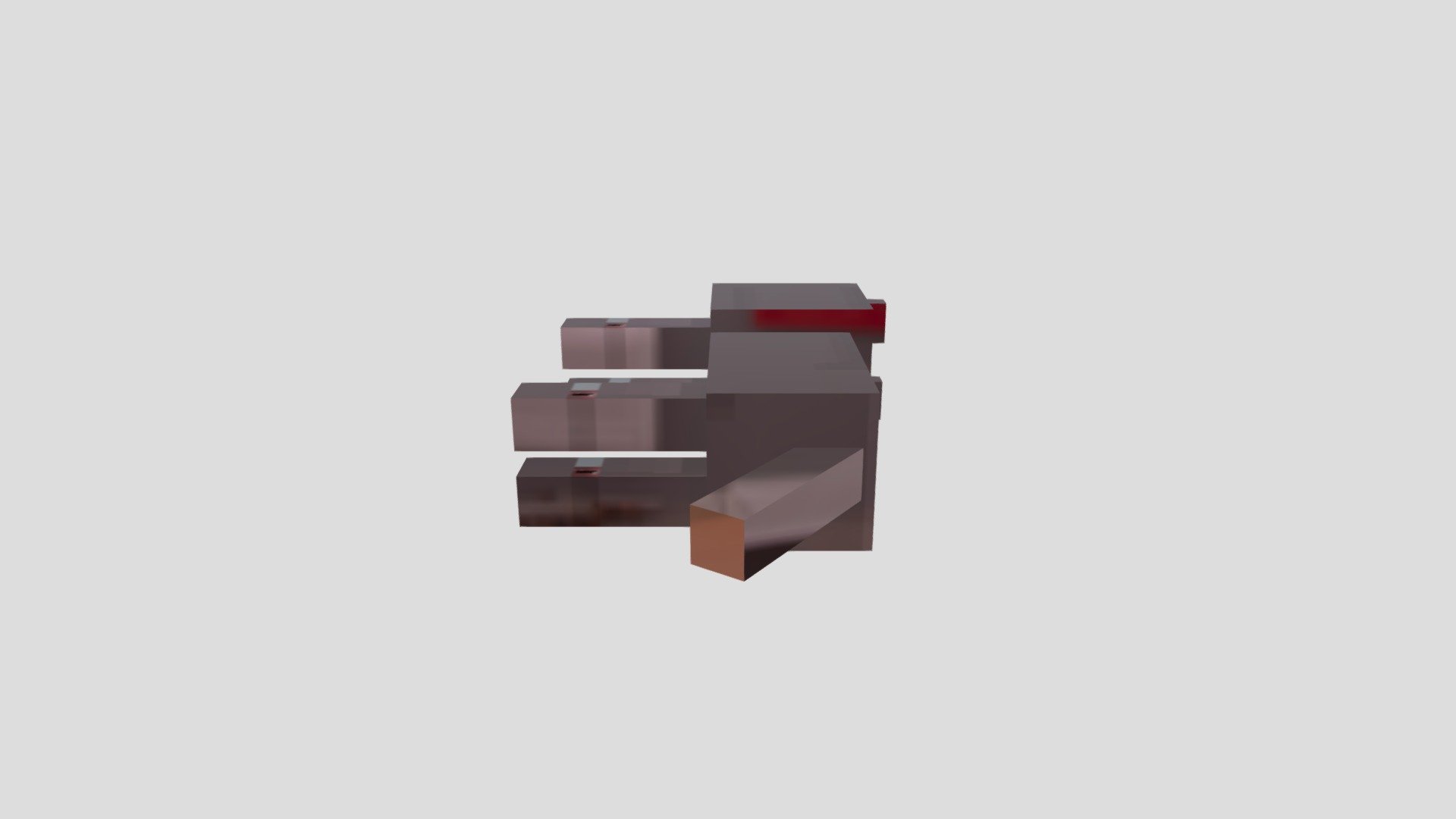 rudolph-the-red-nosed-wolfdog-minecraft-wolf (1) - 3D model by ...