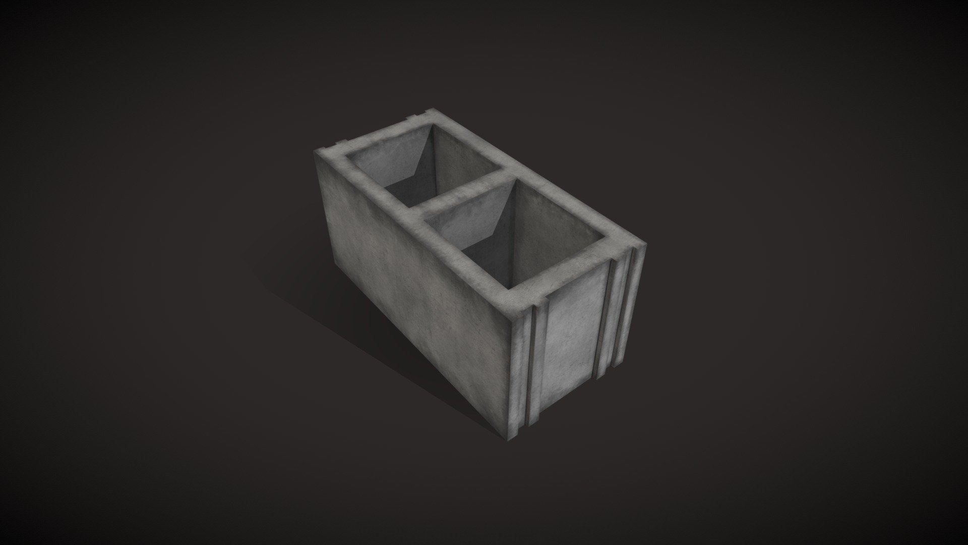 Concrete Block - Download Free 3D model by hinndia [999adce] - Sketchfab