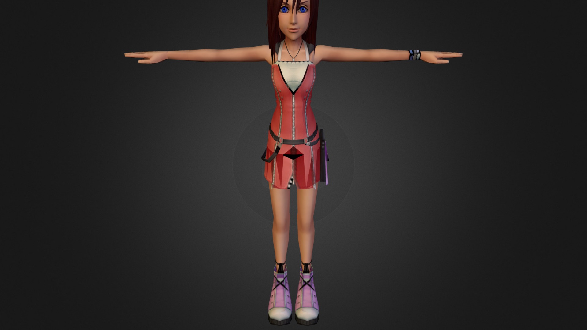 PSX PS2 - Kingdom Hearts 2 - Kairi High Poly.zip - 3D model by ...