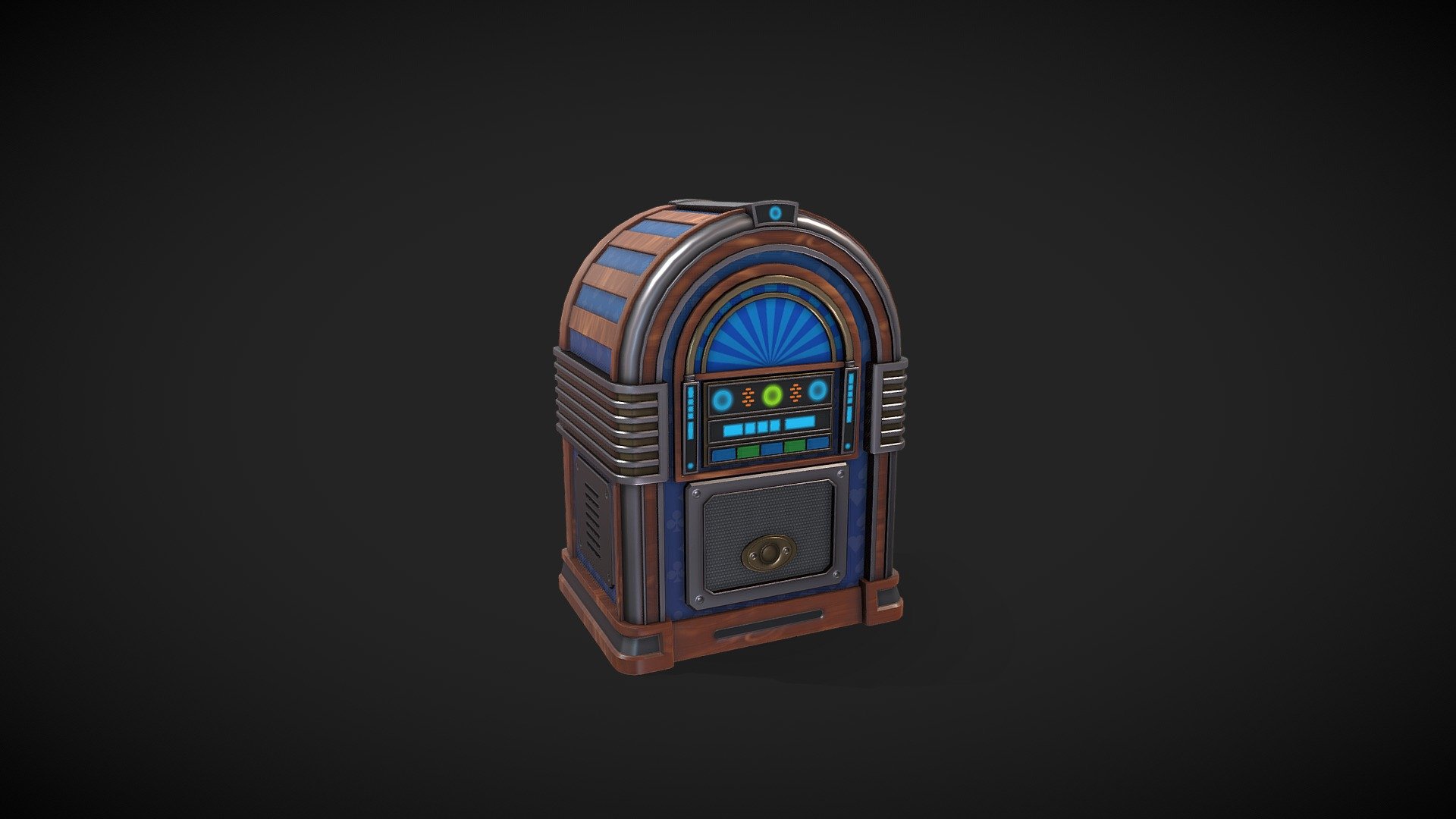 Jukebox - Buy Royalty Free 3D model by kraffing [99a0ceb] - Sketchfab Store