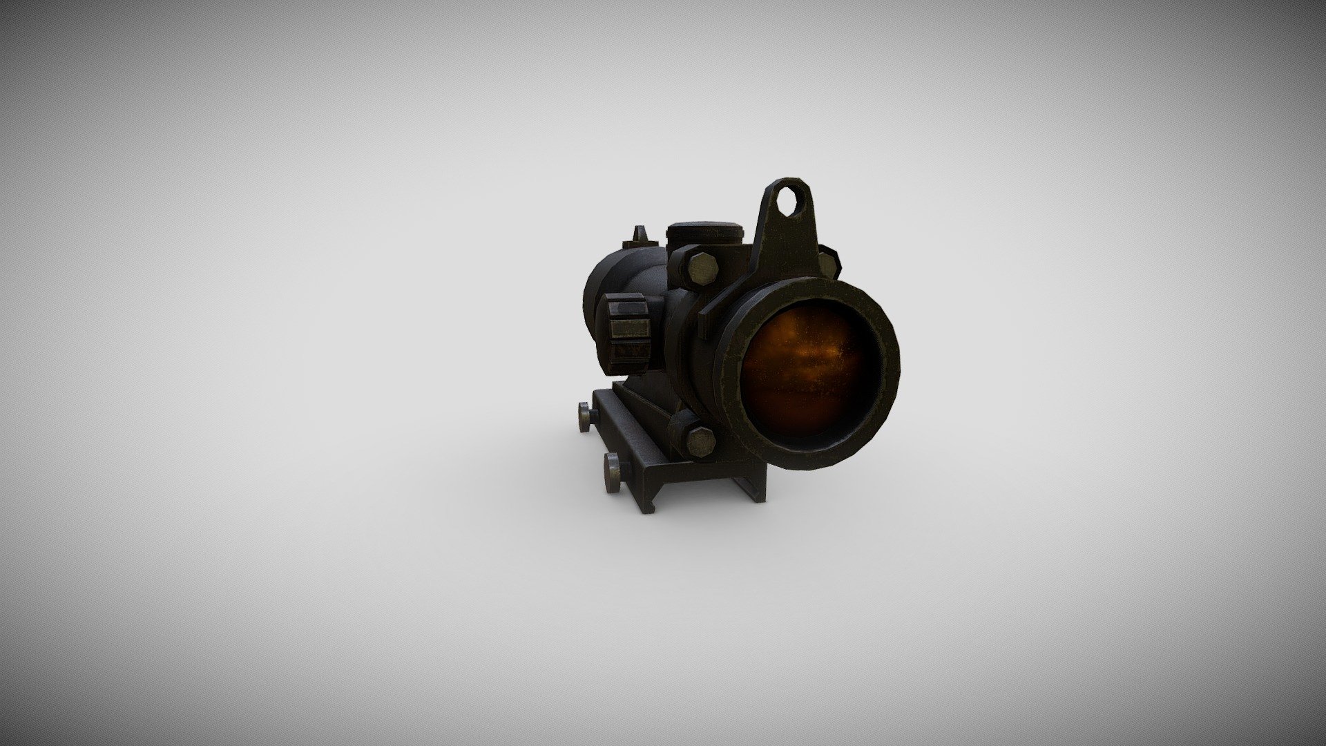 Low Poly Acog Sight Remastered - 3D model by Ghalek [99a2727] - Sketchfab