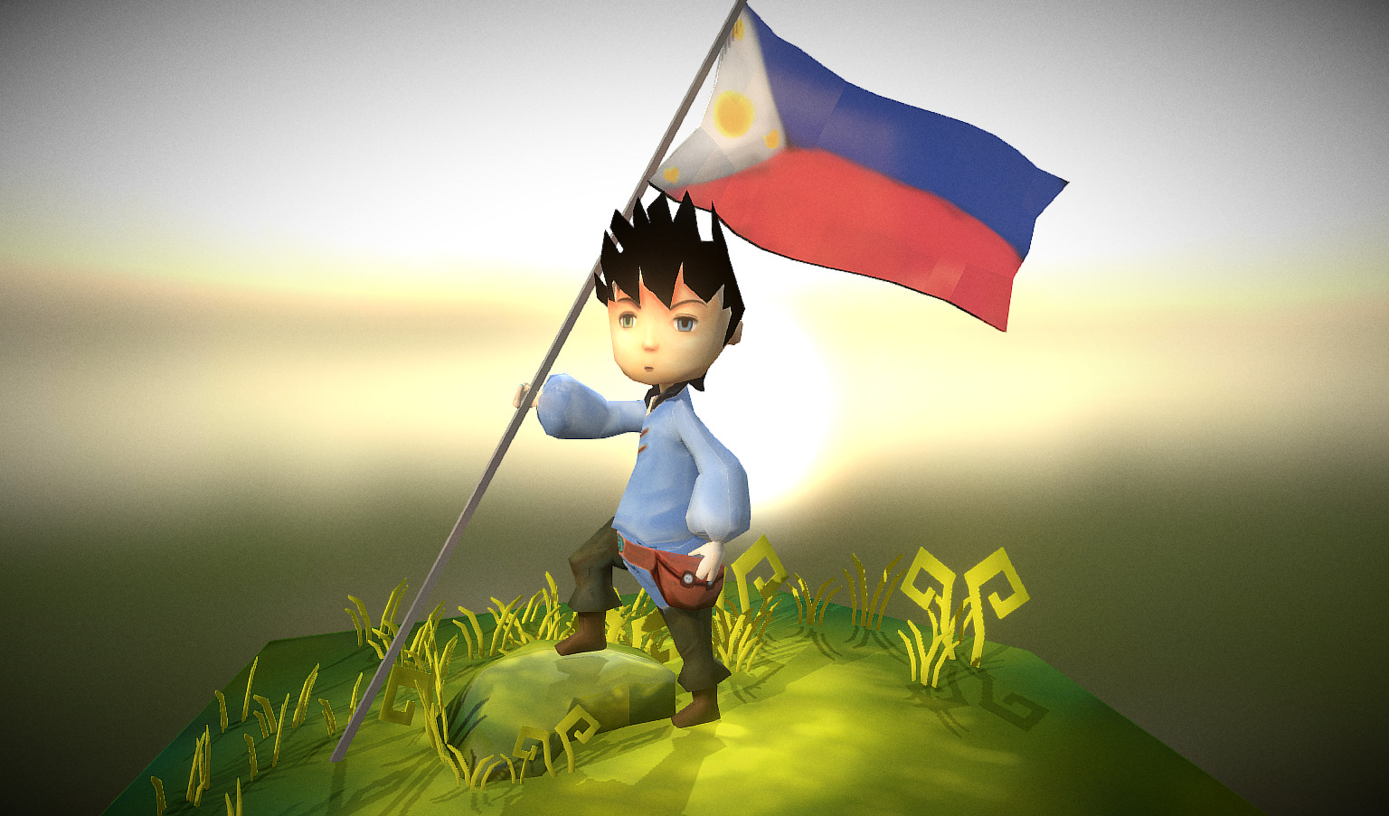 Bravery Pinoy - 3D model by Gem [99a28b4] - Sketchfab
