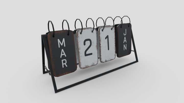 Calendario 3D models - Sketchfab
