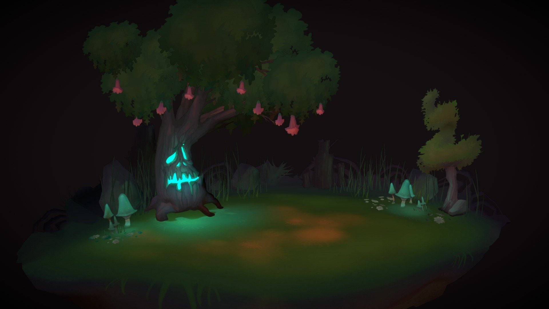 Death Trumpet Tree - 3D model by PrimaryHue [99a5815] - Sketchfab