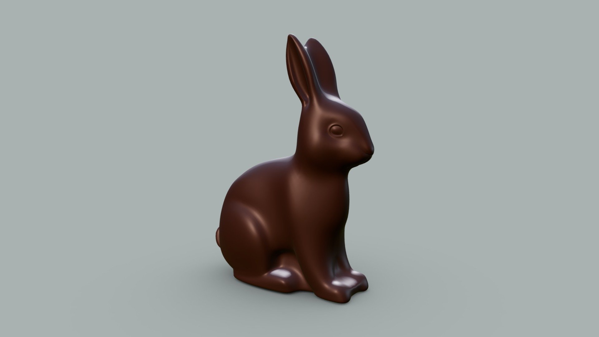CHOCOLATE EASTER BUNNY - Download Free 3D model by l o u i s (@louis ...