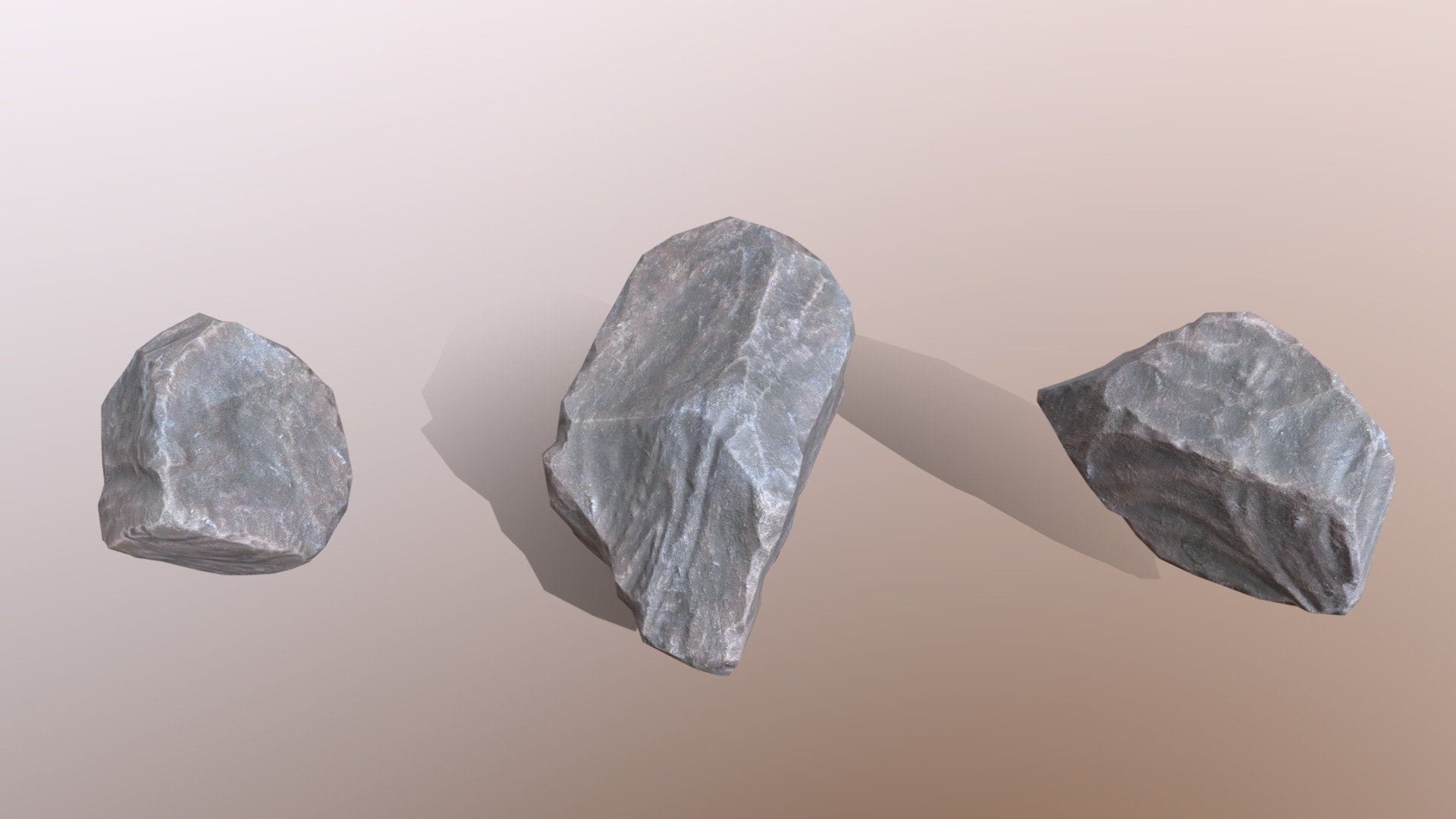Rocks - 3D model by Gemma Whiting (@gemma.whiting) [99a634c] - Sketchfab