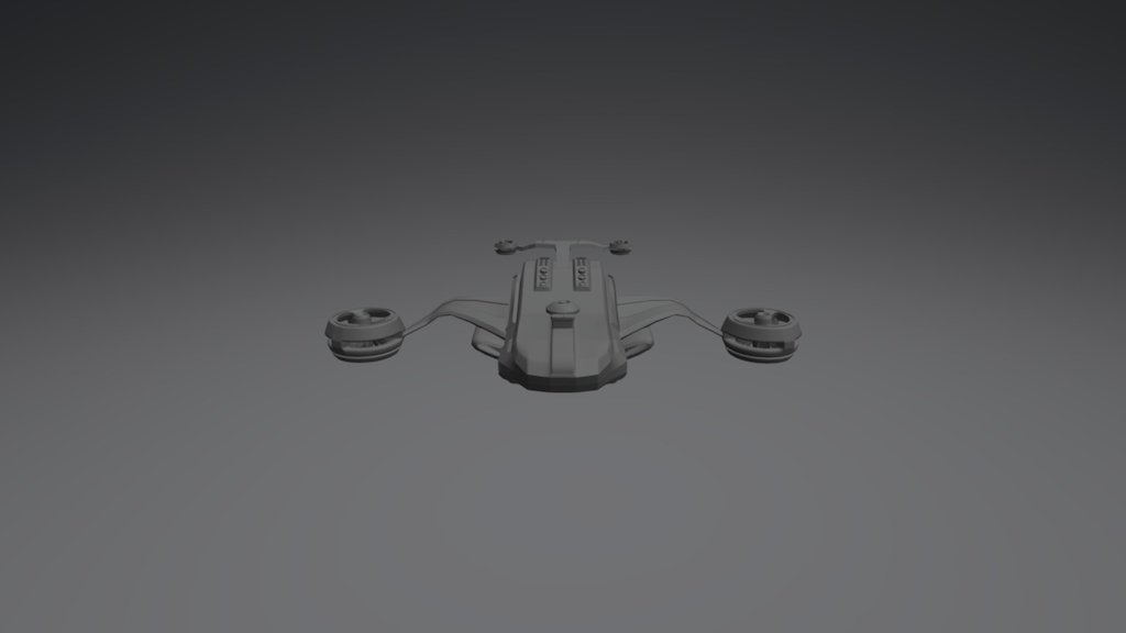 Drop Ship High Poly No Materials - 3D model by David (@Cloud1500 ...