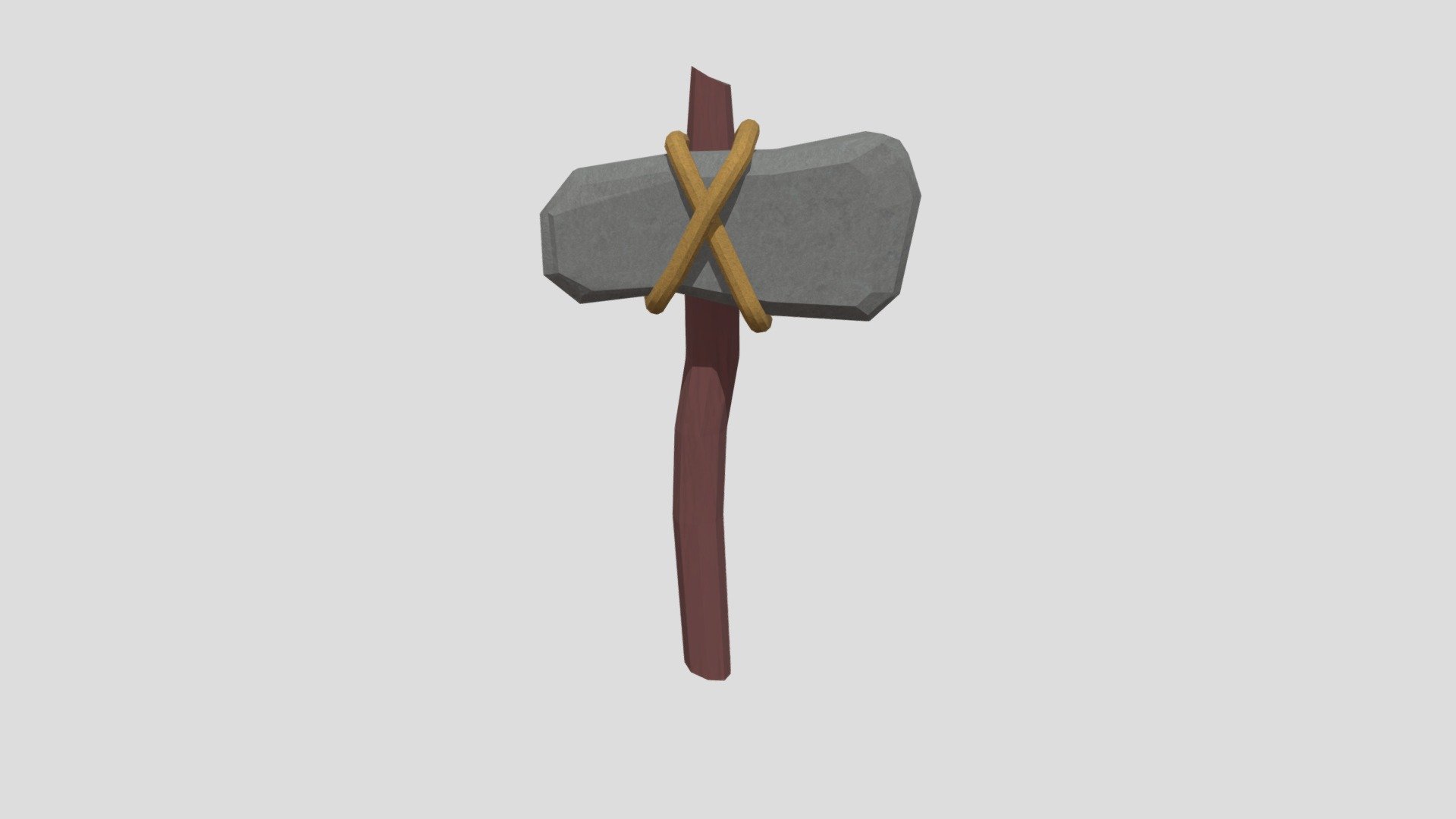 stone hammer - 3D model by alvinn [99a6ec5] - Sketchfab