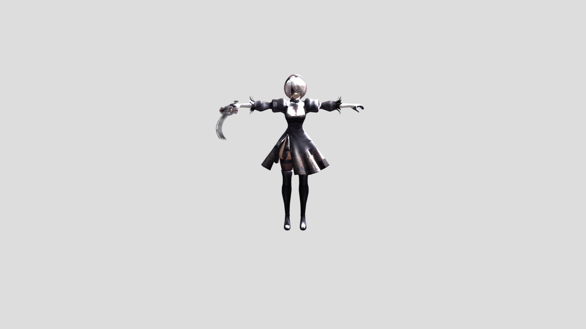 War of the Visions FFBE 2B - Download Free 3D model by blazeboi12x ...