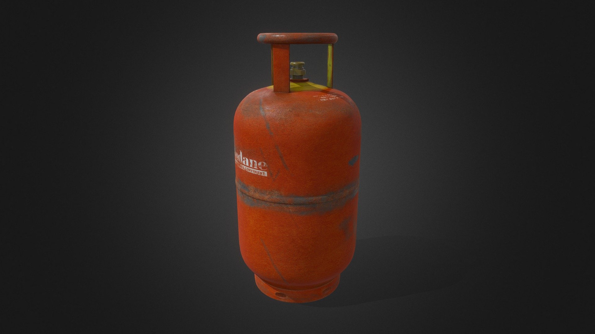 Gas Cylinder - 3D model by Mritunjay_Mishra [99a8119] - Sketchfab