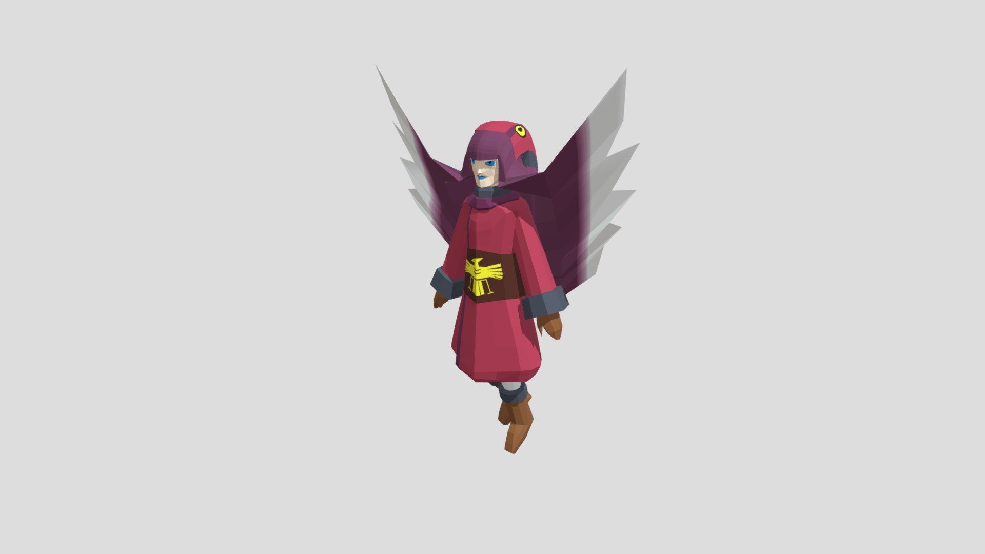 Low Poly Megaten Moh Shuvuu - Download Free 3D model by Seraph-TKD ...