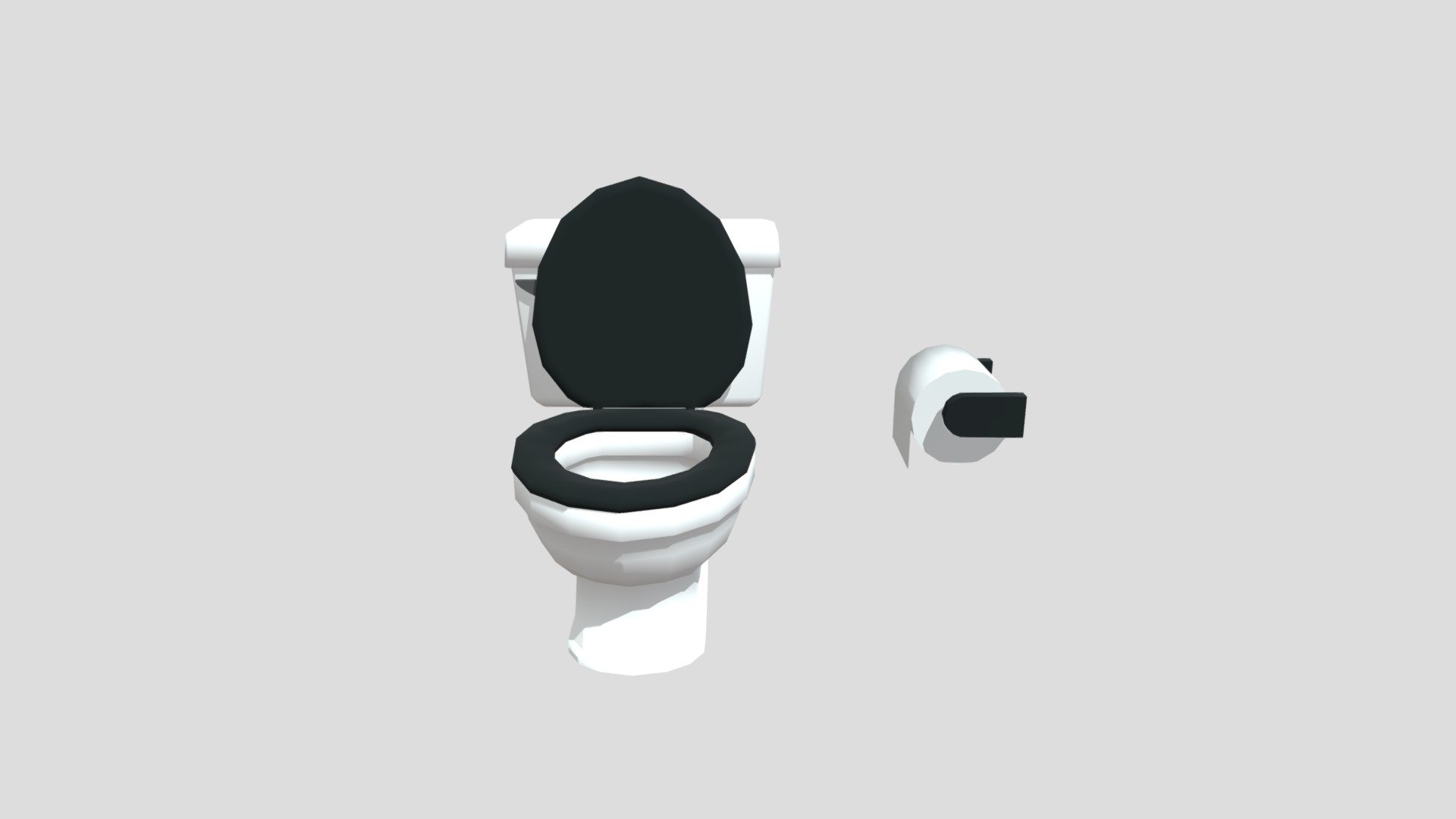Simple LowPoly Toilet with Paper - Download Free 3D model by fonislive ...