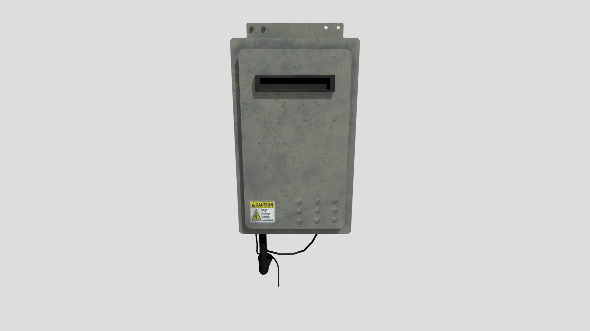 Electric meter - 3D model by Nik (@n4_nik) [99a9b7a] - Sketchfab