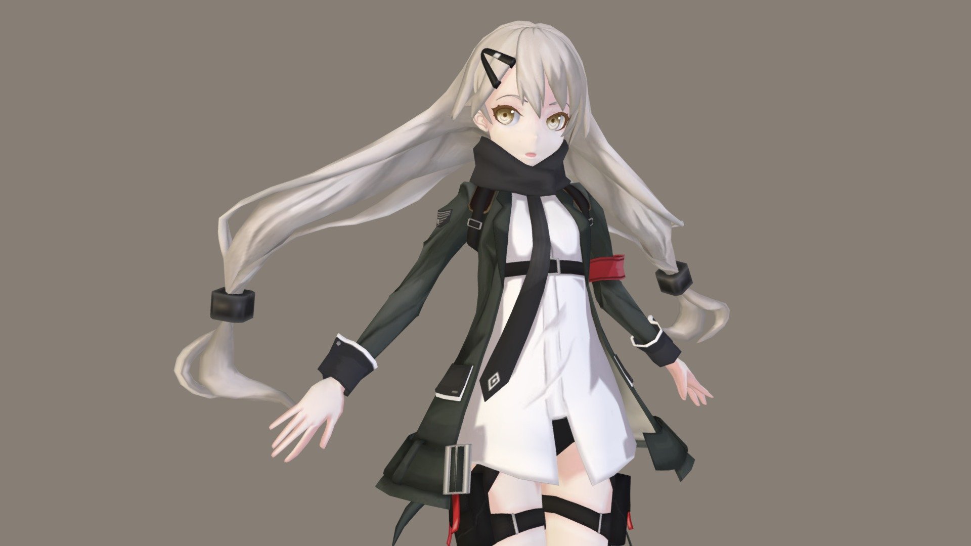 Gr MG4 - Girls Frontline - 3D model by fl016 [99a9d3a] - Sketchfab