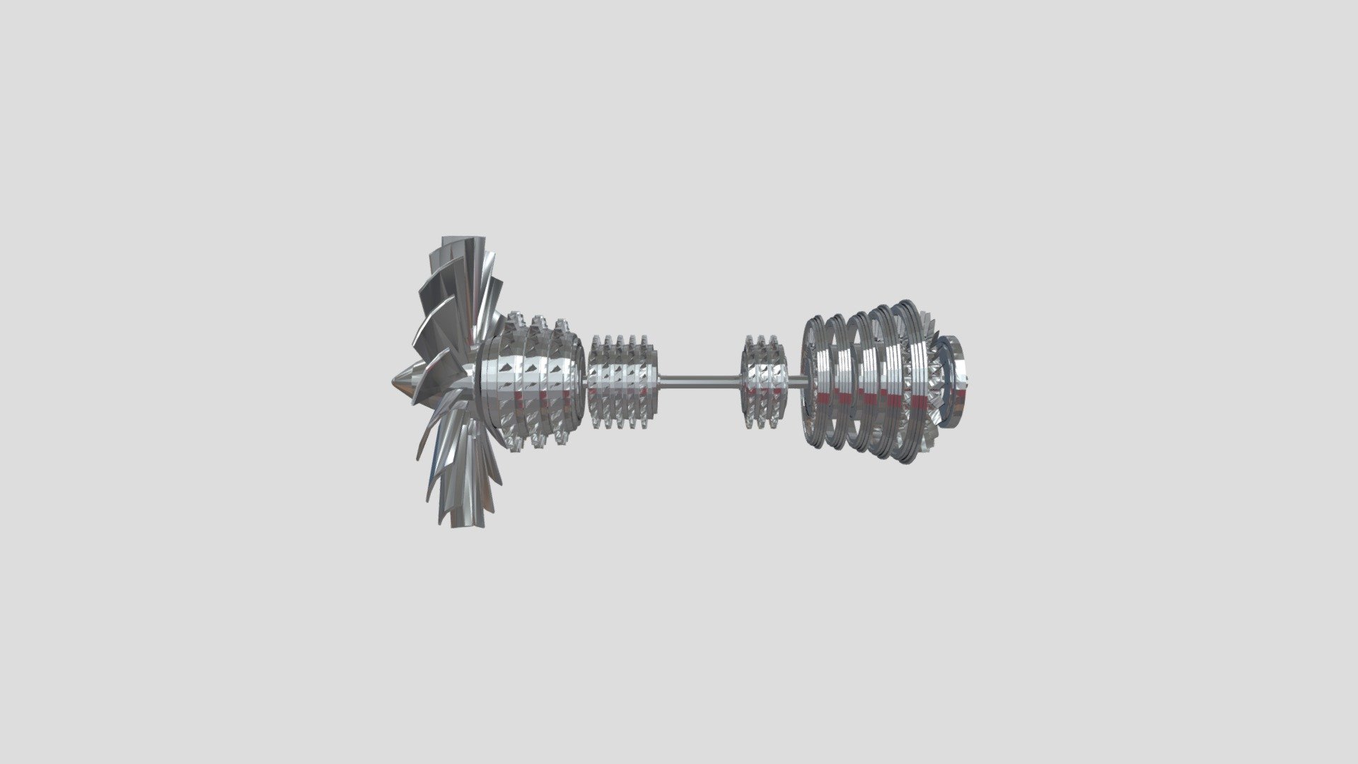 Turbine - Download Free 3D model by CourseDesign [99a9fcc] - Sketchfab