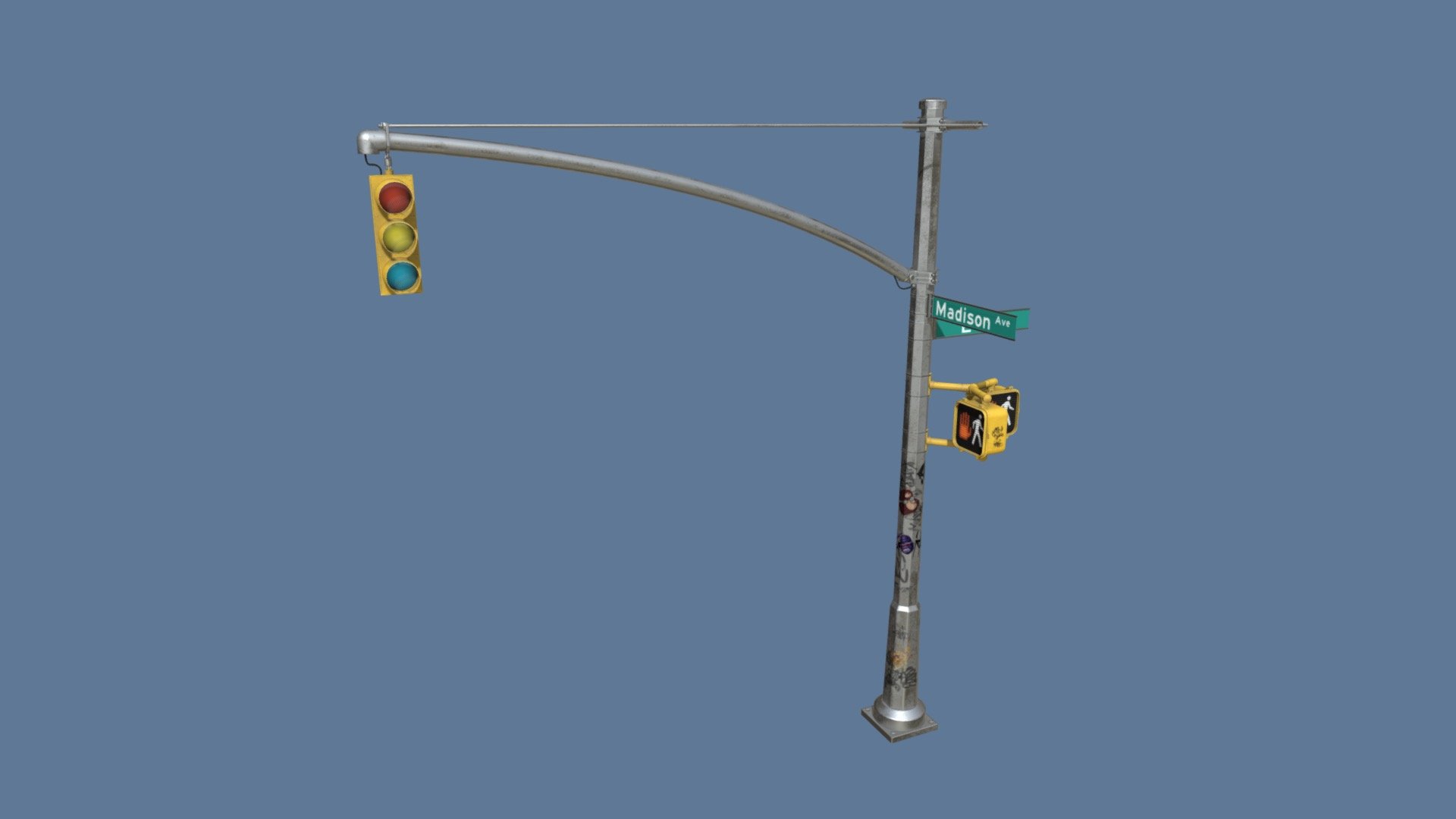 Traffic Light - 3D model by C_Walrus [99aa35f] - Sketchfab