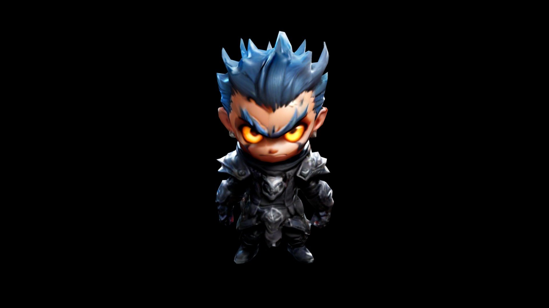 Fierce Warrior Figurine with Intricate Armor and - Download Free 3D ...