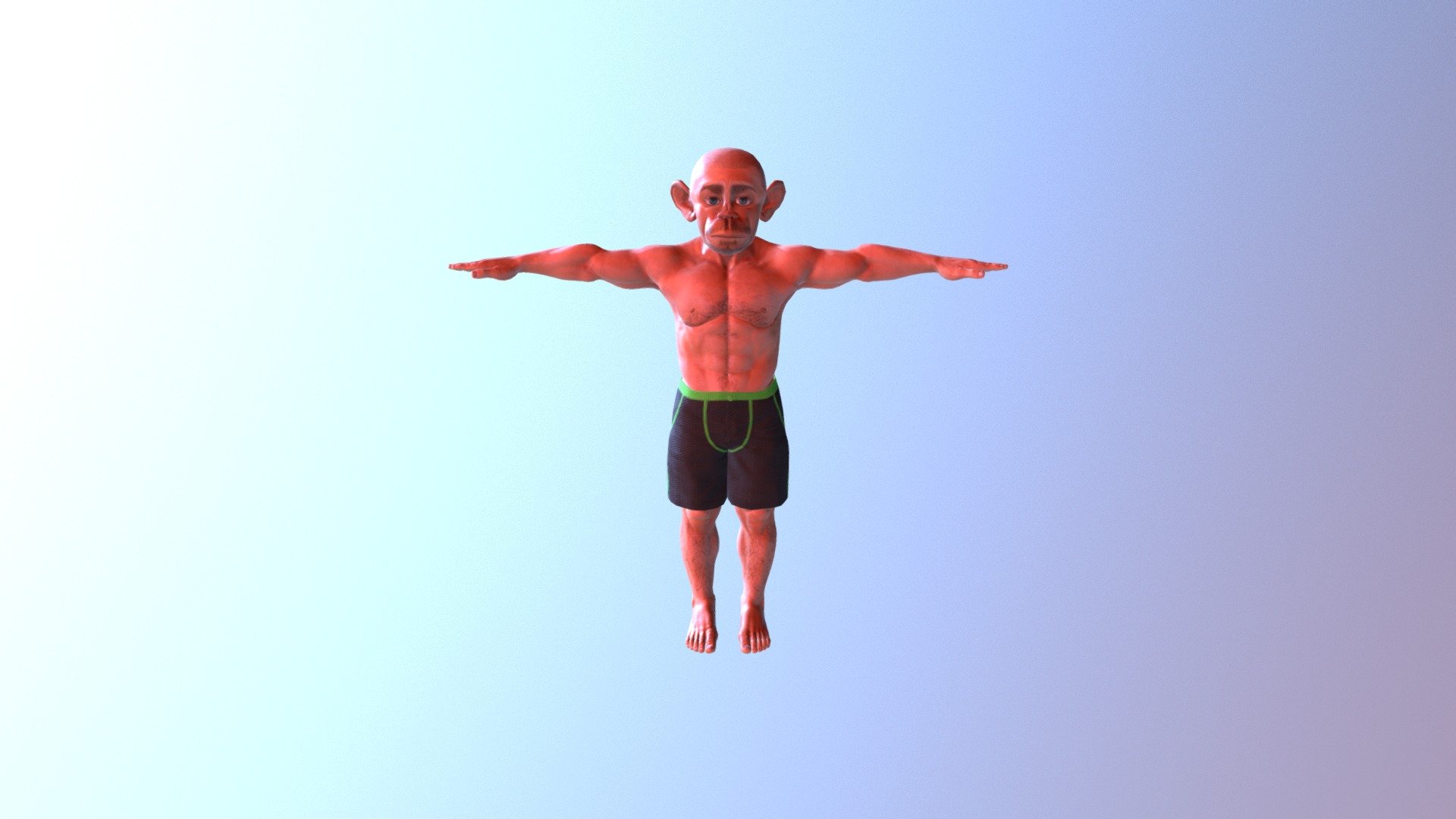 CC Monkey Morph - 3D model by DigiKrafting.Studio (@digikrafting ...