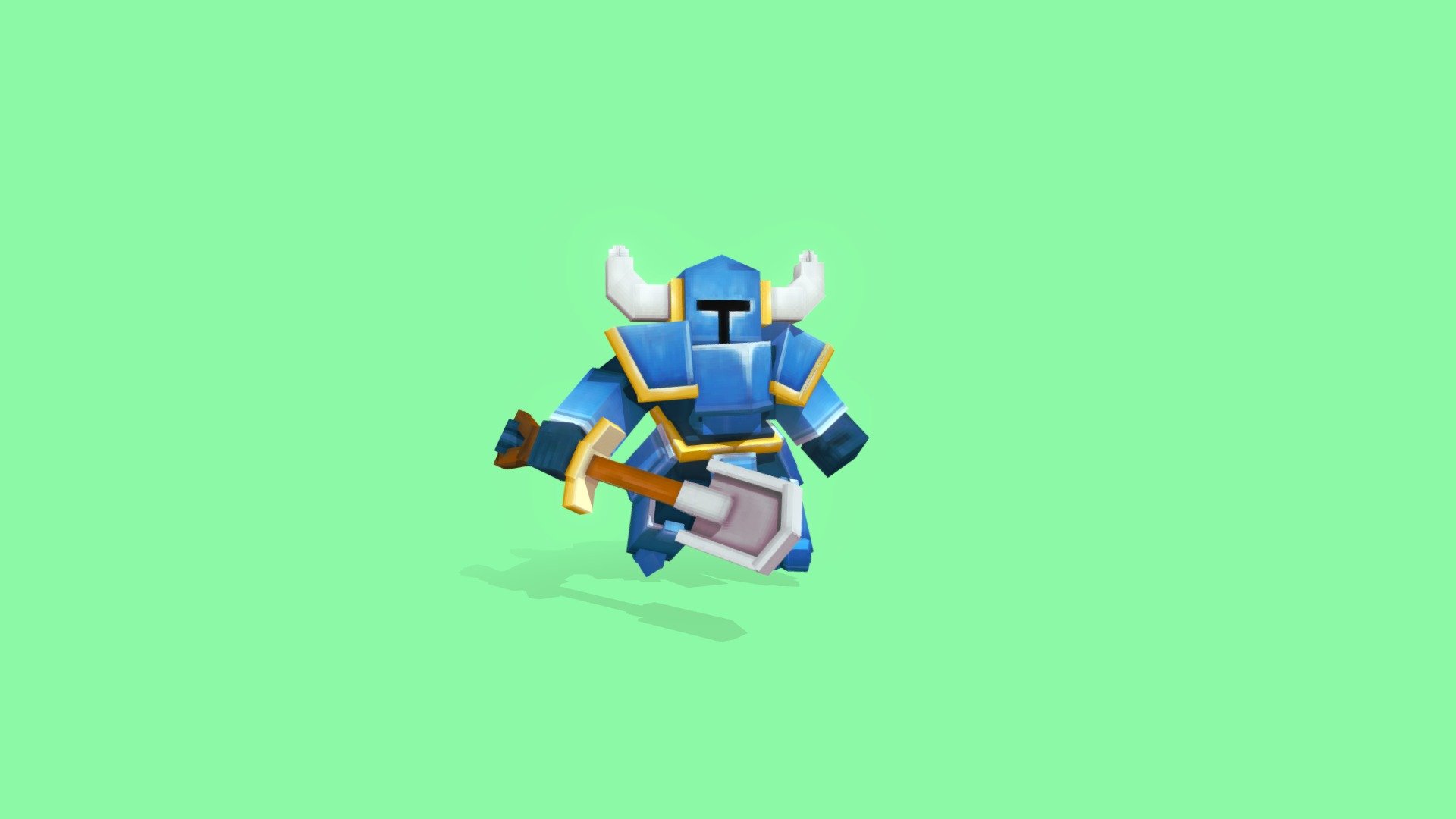 Shovel Knight [Hytale Fanmodel] - 3D model by Ivan R (@pyreart ...