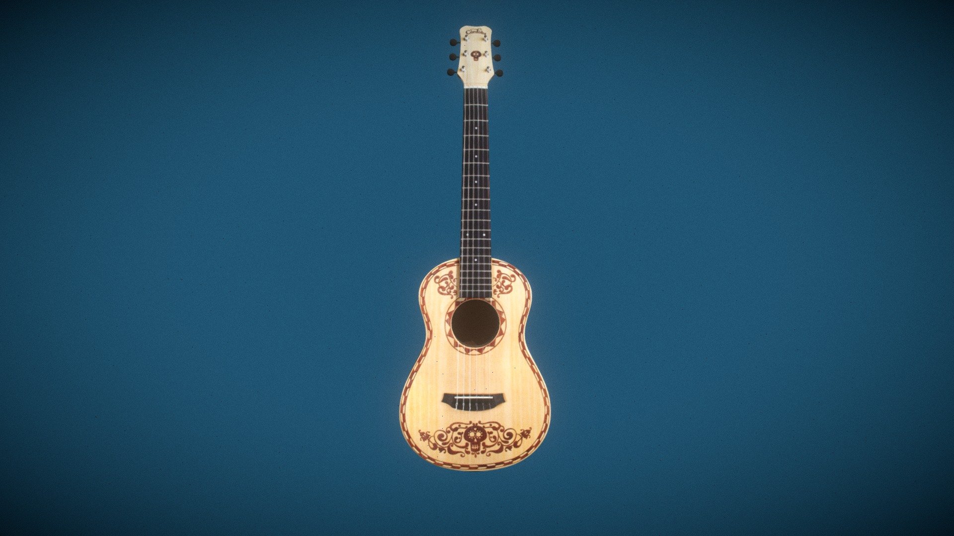 Guitar (Coco Movie Inspired) - Download Free 3D model by Krishanjith C Vinod (@krishnajith_c ...