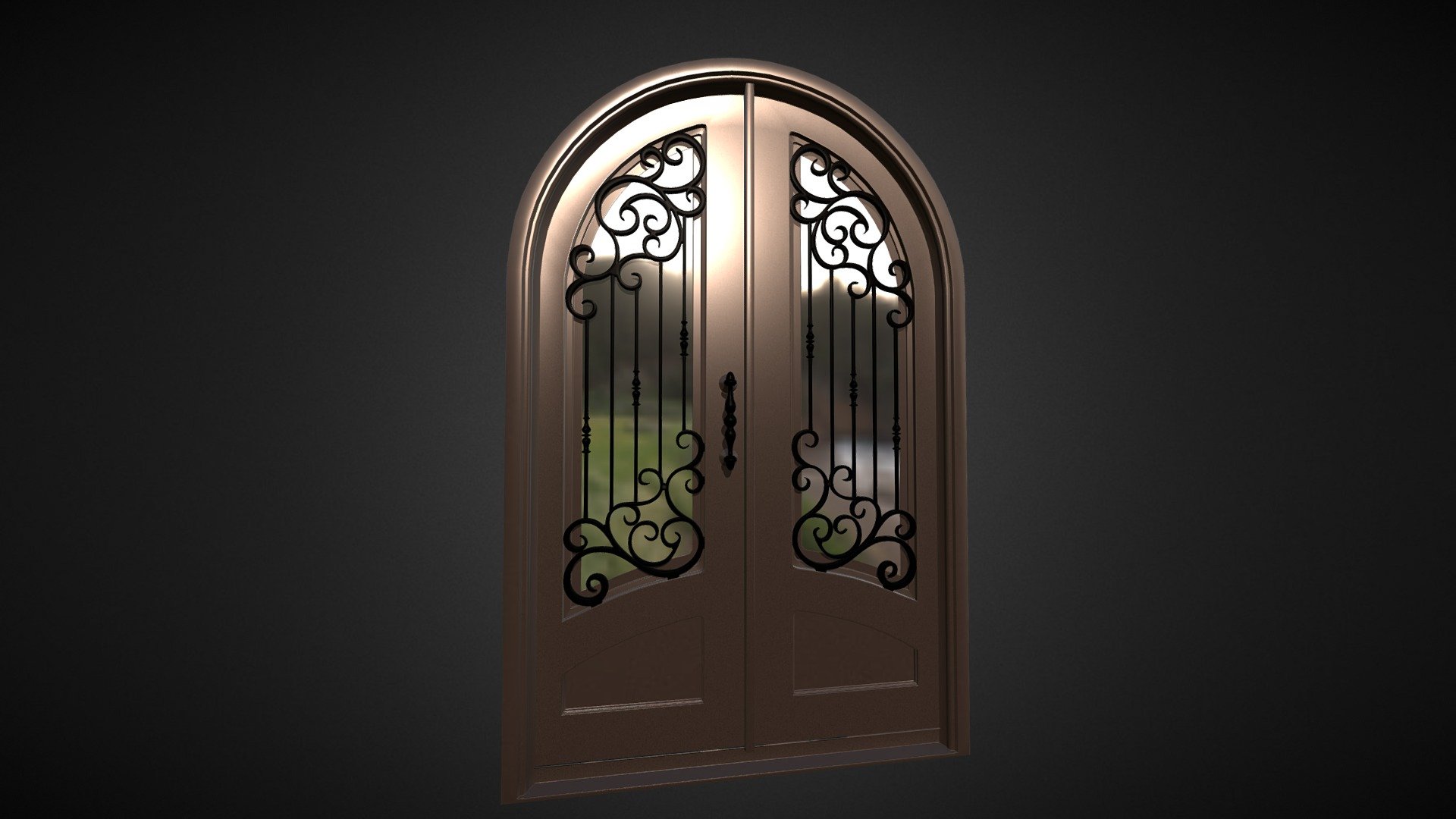 Iron Door - Download Free 3D model by rautkrutant055 [99ae2b0] - Sketchfab