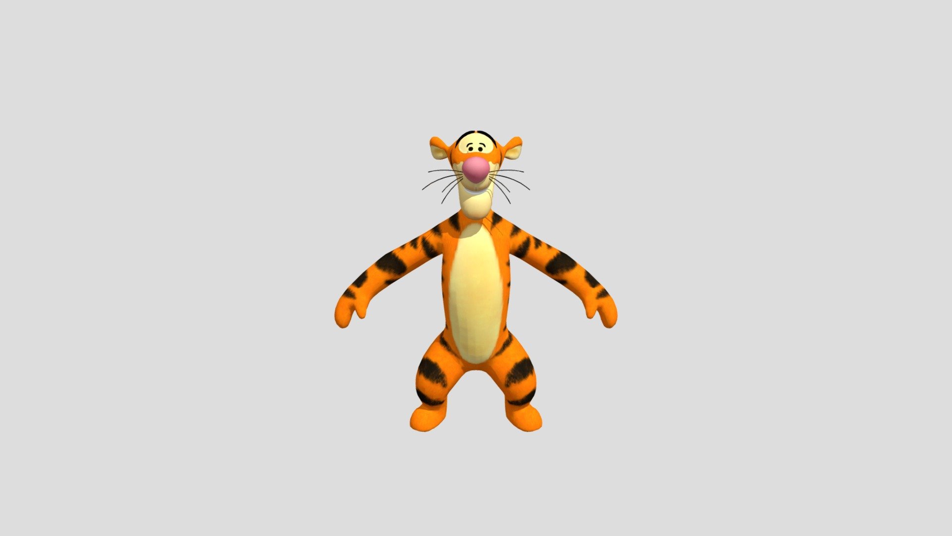 Tigger - Download Free 3D model by anderlenolan [99ae5c0] - Sketchfab