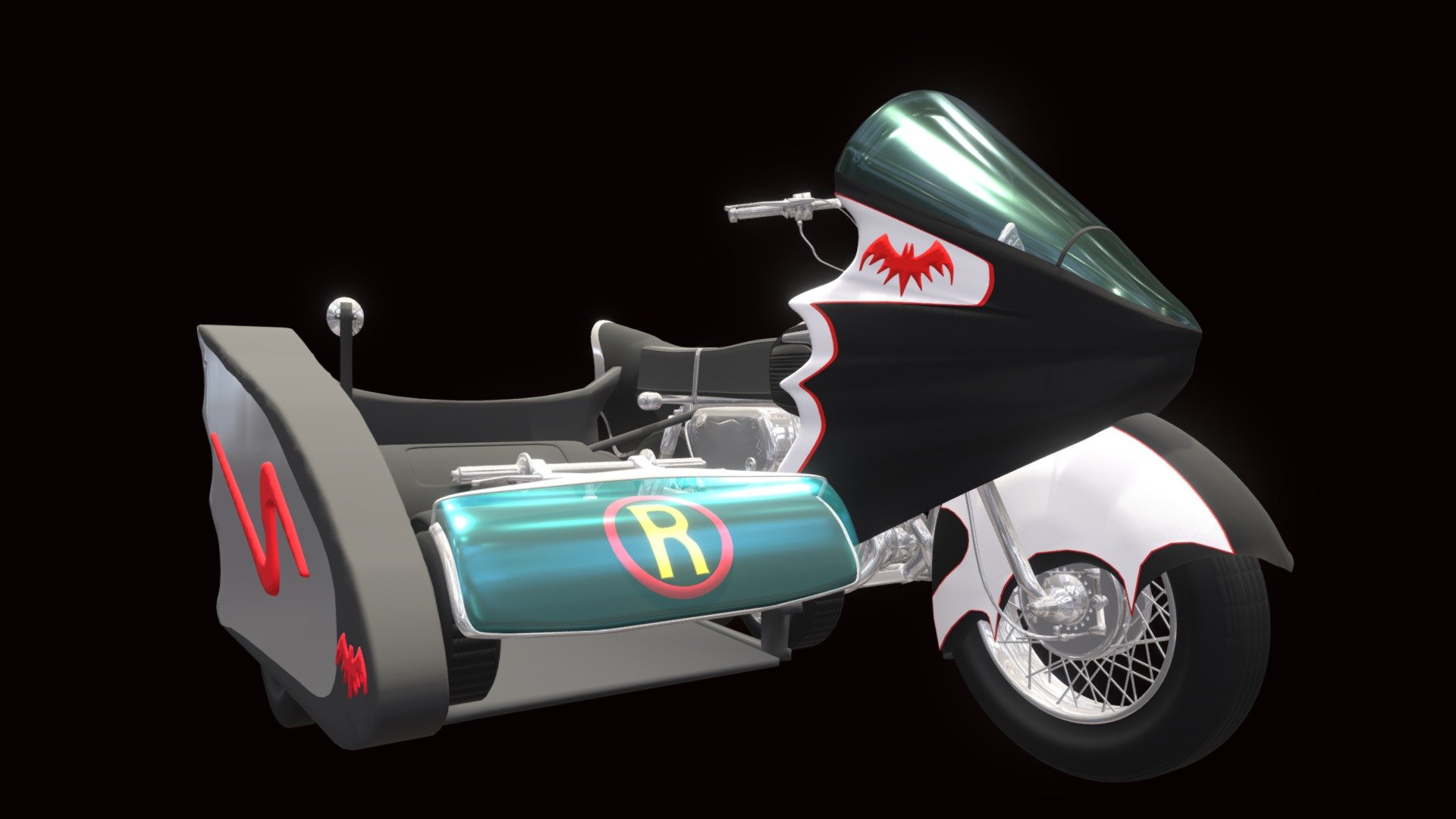 Batcycle - 3D model by floydlewis [99afa9f] - Sketchfab