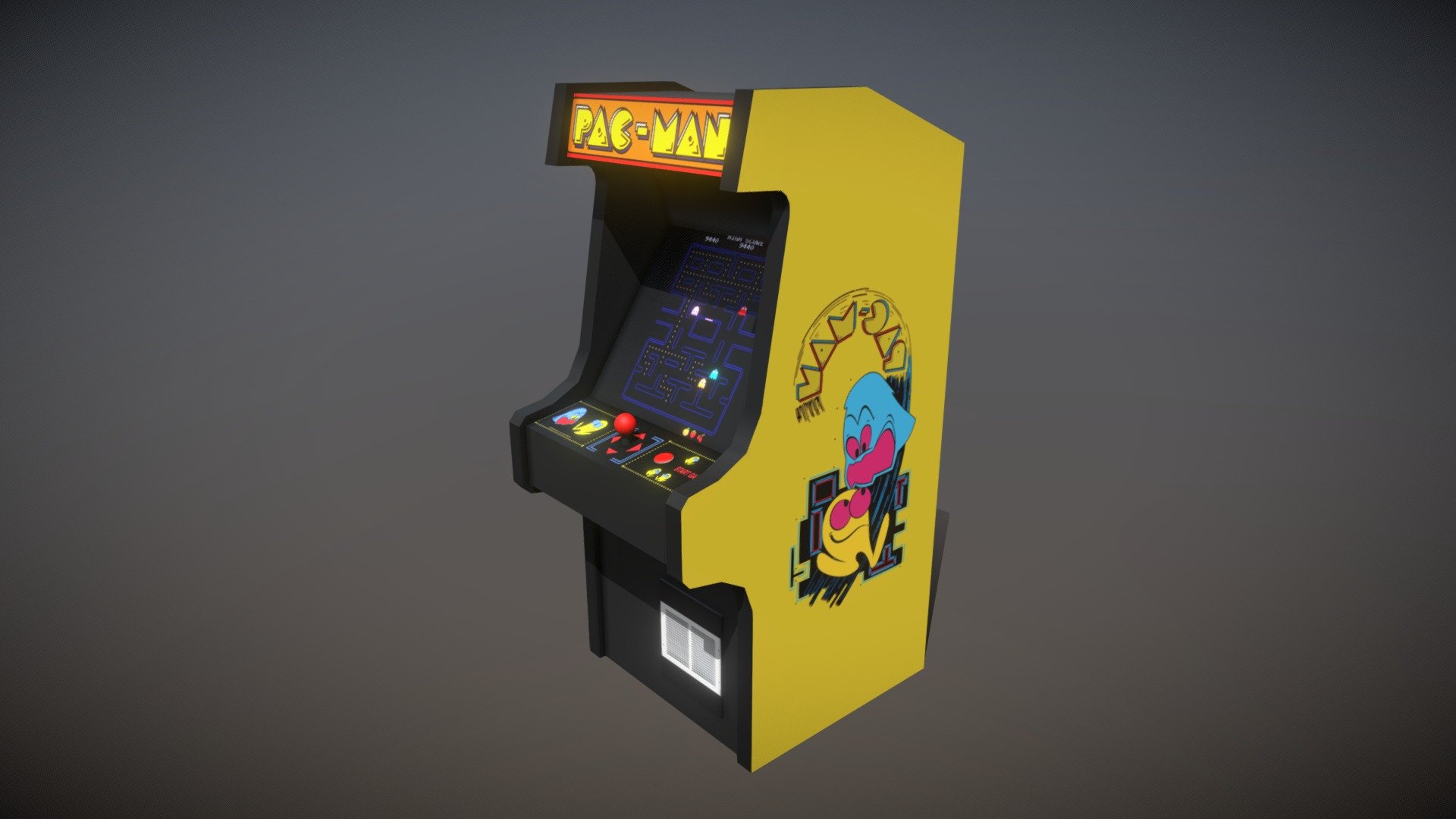 Arcade Machine - 3D model by Harvi Goodwin (@Harvi.Goodwin) [99b101e ...
