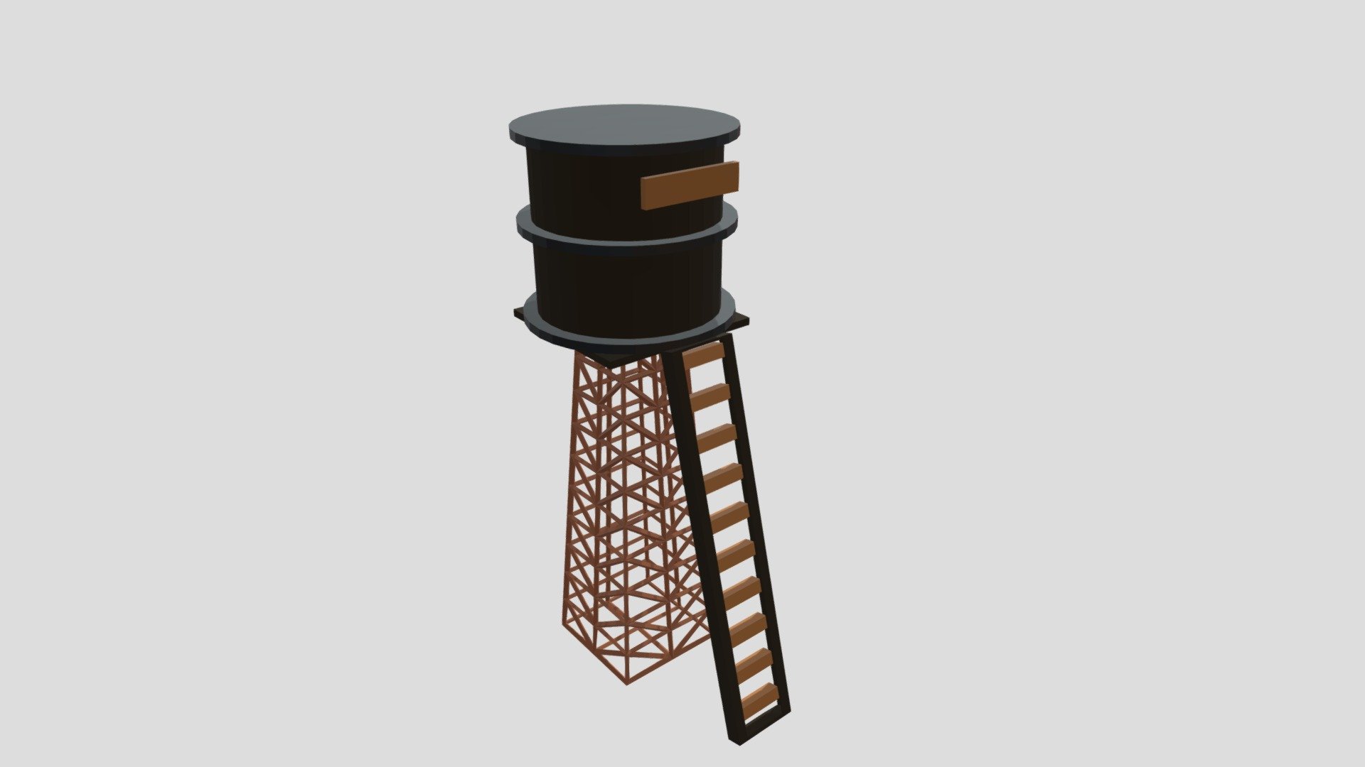 Water Tower - Download Free 3D model by CGDA [99b10e0] - Sketchfab