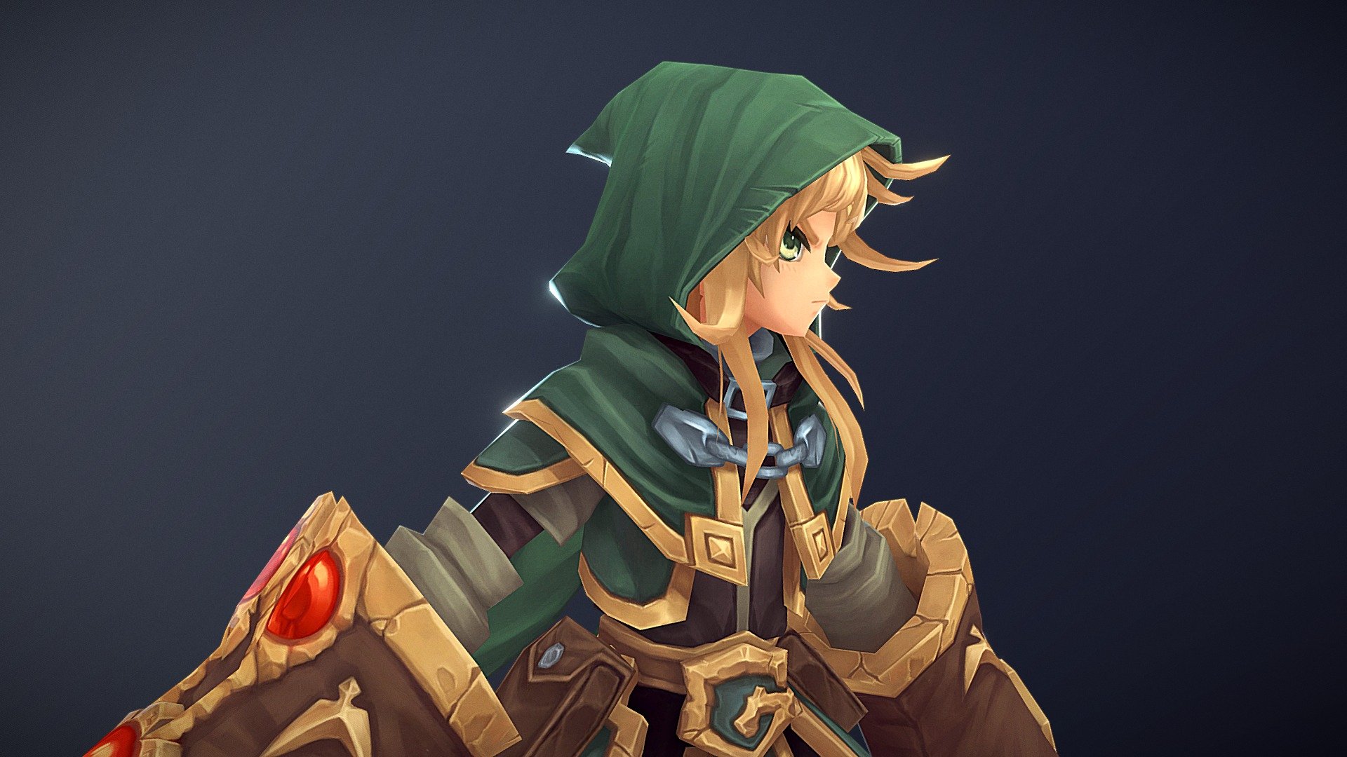 Battle Chasers - Gully - 3D model by Autumn Lee (@autumnlee) [99b1b31 ...