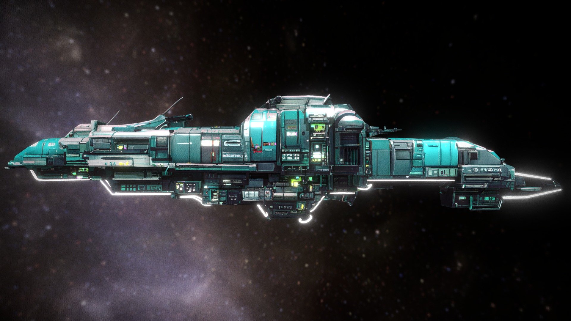 Midjourney cyberpunk spaceship - Buy Royalty Free 3D model by ...
