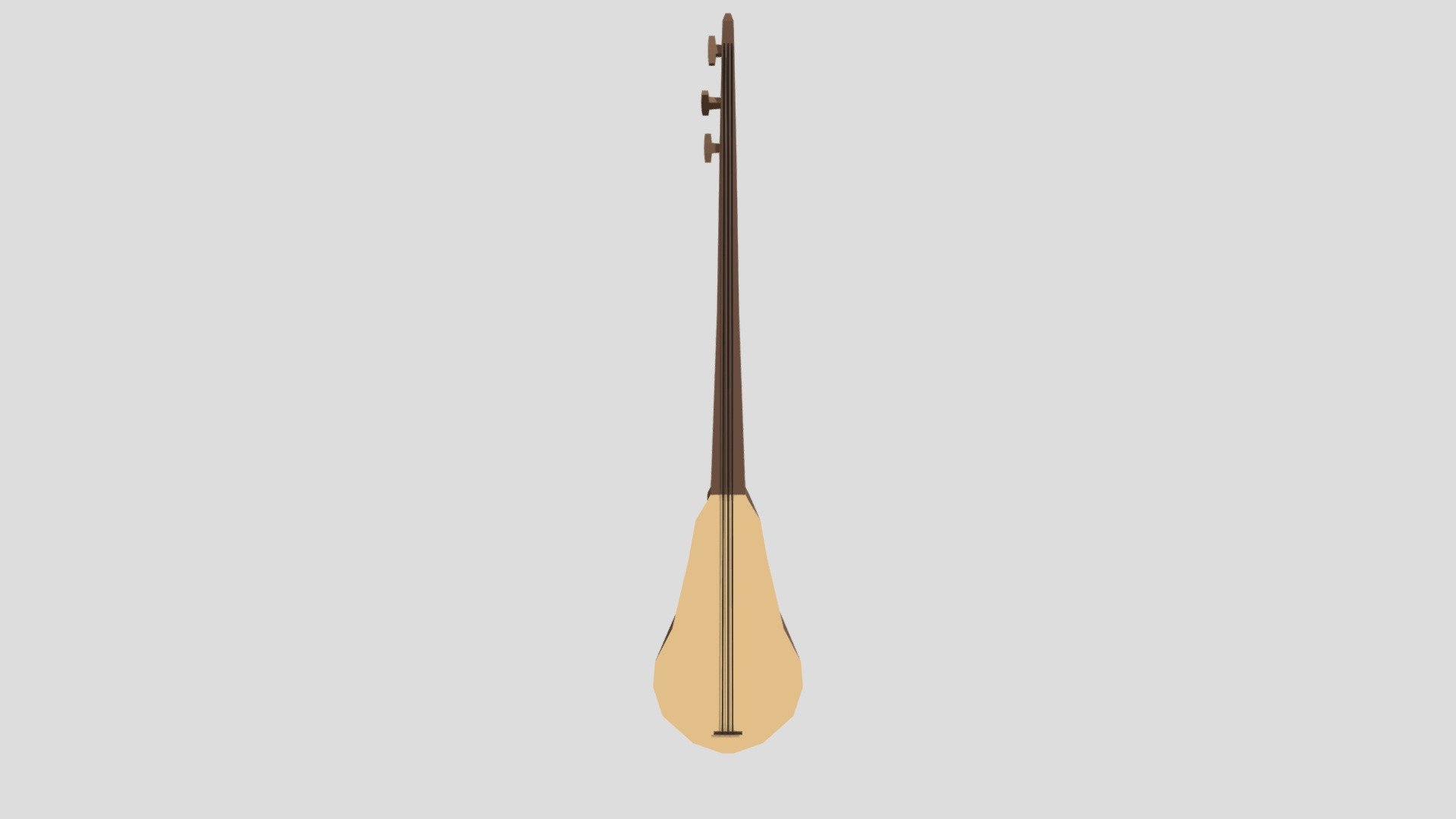 Kopuz Low Poly - Turkish Musical Instrument - Download Free 3D model by ...
